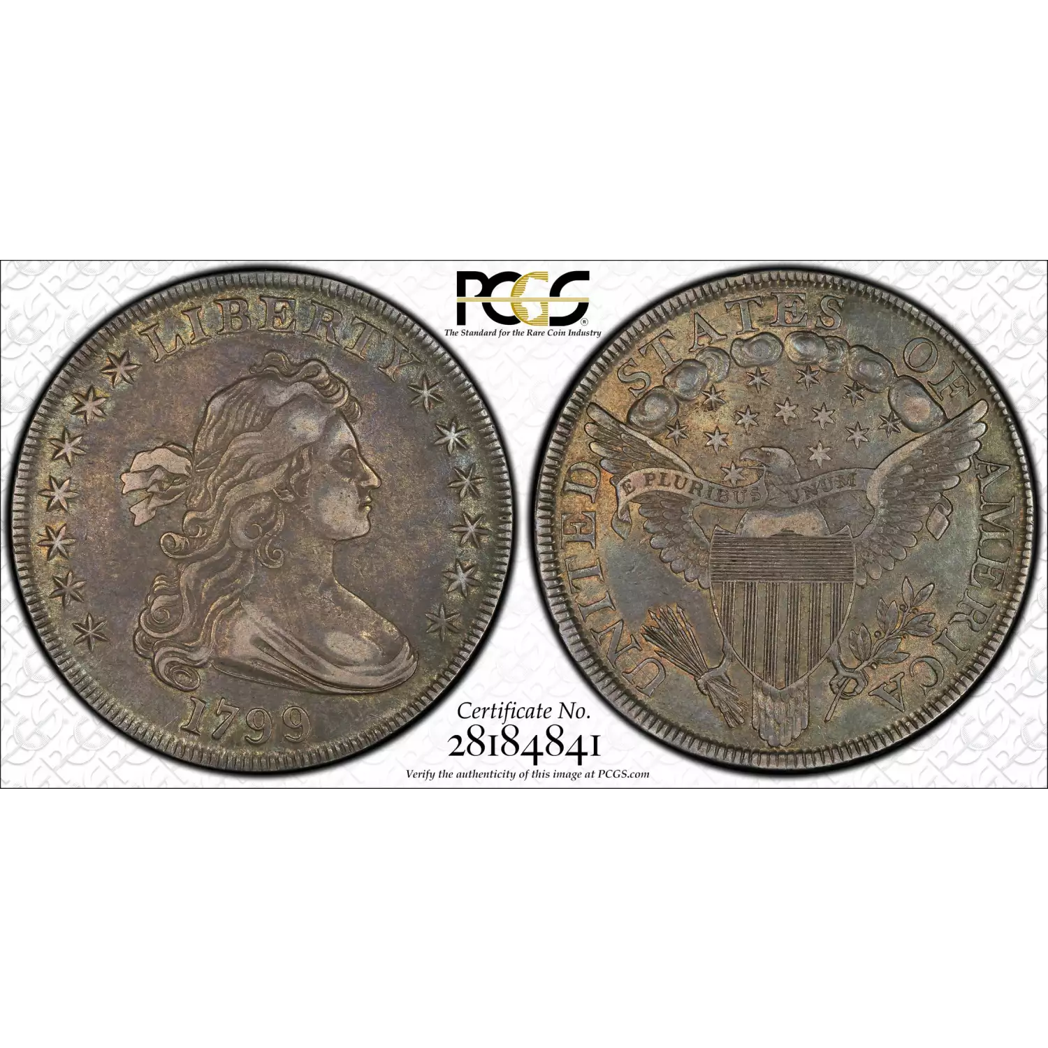 1799 Silver Dollars Draped Bust PCGS XF-40 - Lost Dutchman Rare Coins