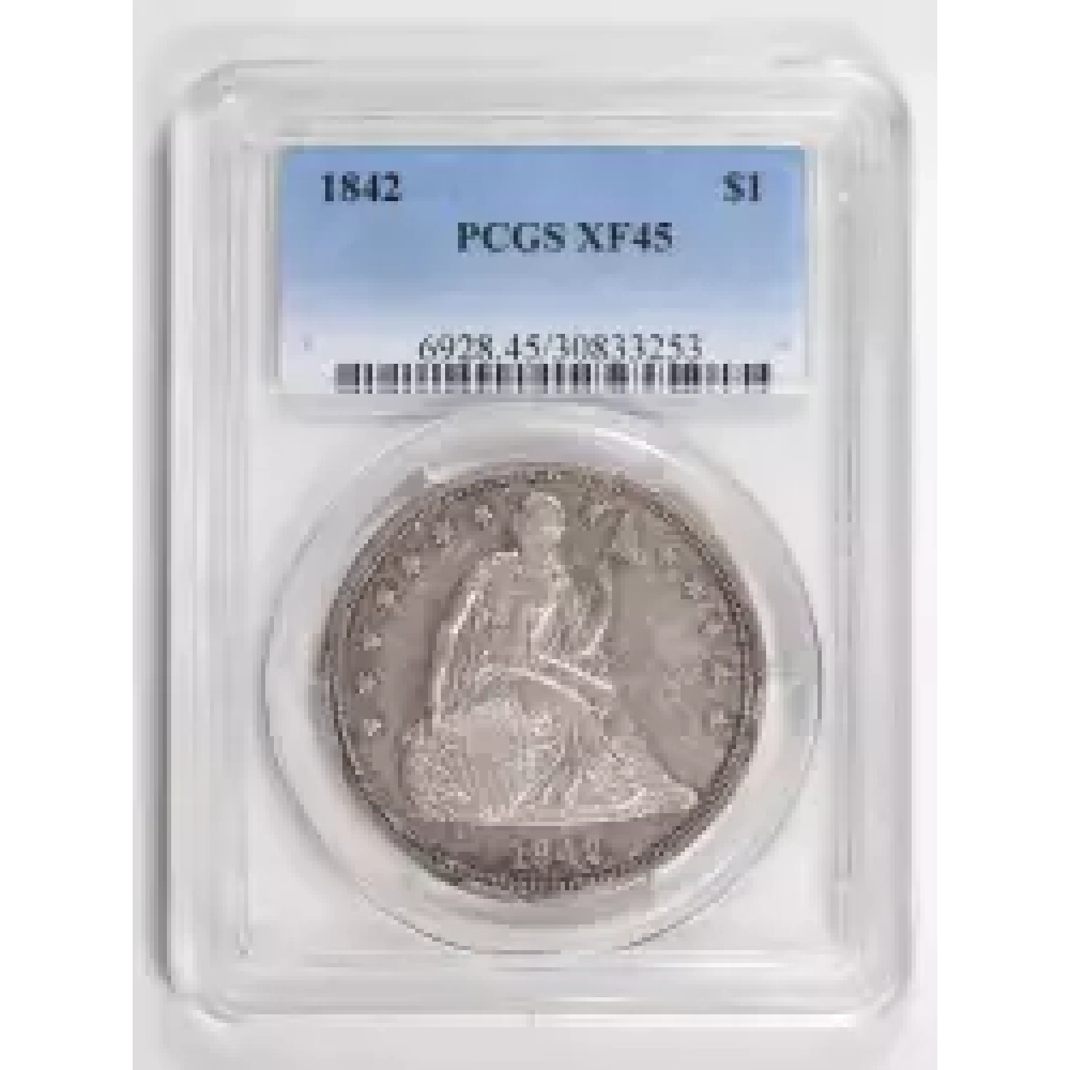 1842 Liberty Seated Silver Dollars PCGS XF-45 - Lost Dutchman Rare Coins