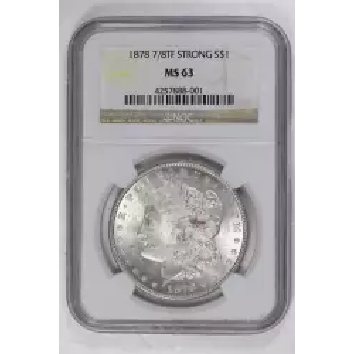 1878 Morgan Silver Dollar NGC MS-63 7/8TF - Lost Dutchman Rare Coins