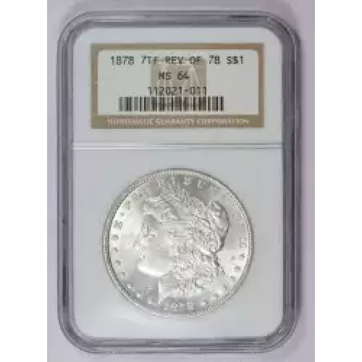 1878 Morgan Silver Dollar NGC MS-64 7TF - Lost Dutchman Rare Coins