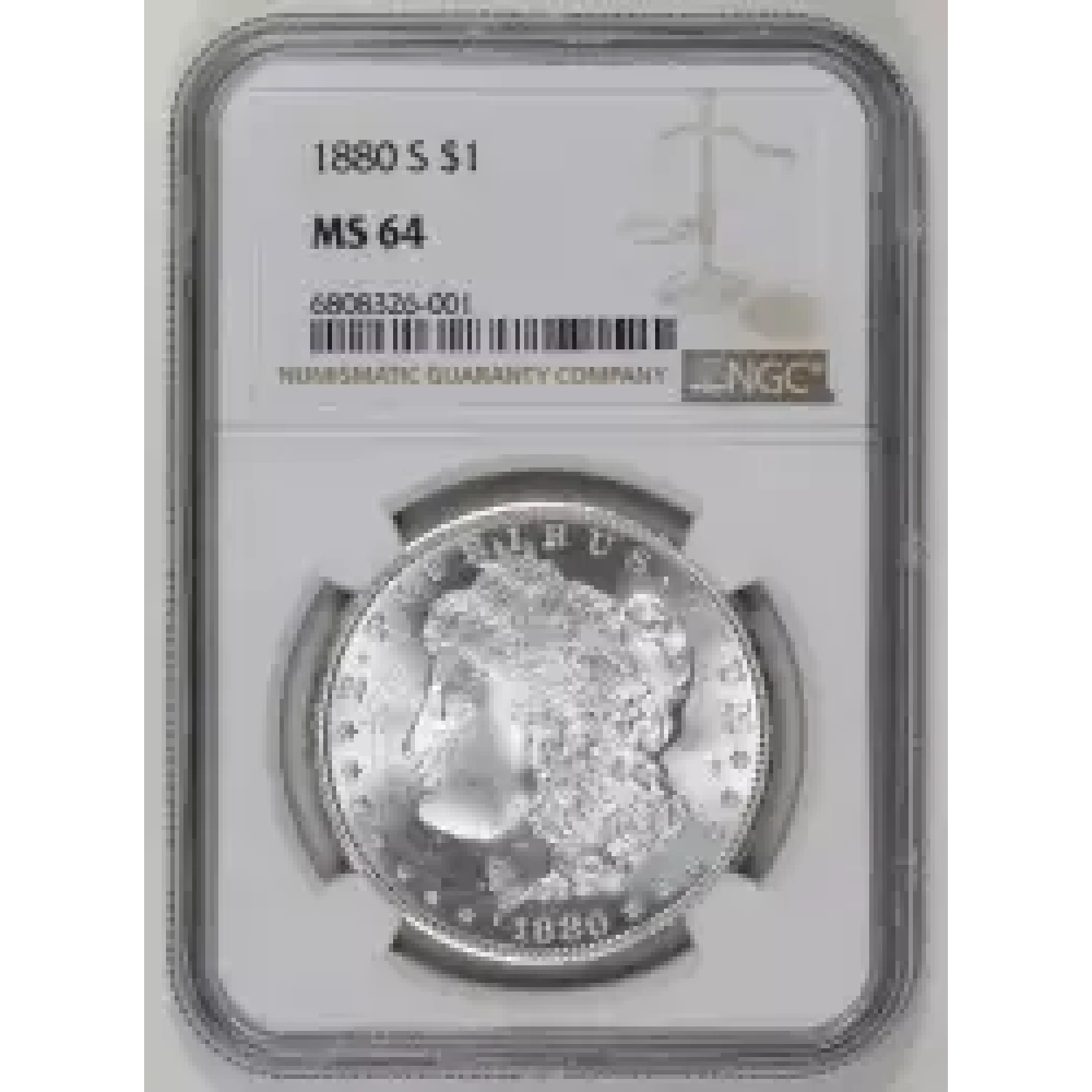 1880-S Morgan Silver Dollar NGC MS-64 - Lost Dutchman Rare Coins