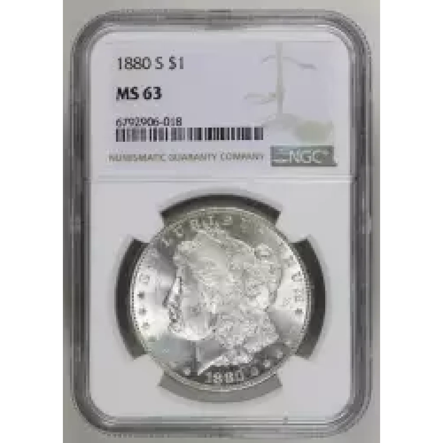 1880-S Morgan Silver Dollar NGC MS-63 - Lost Dutchman Rare Coins