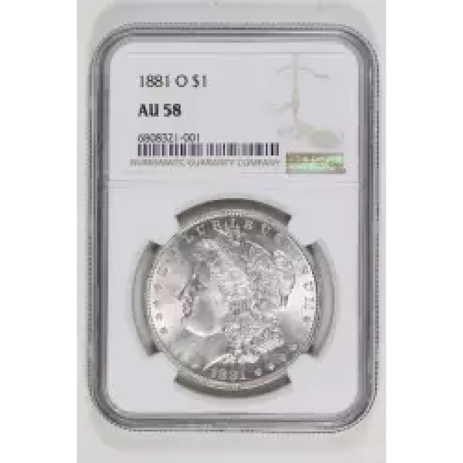 1881-O Morgan Silver Dollar NGC AU-58 - Lost Dutchman Rare Coins