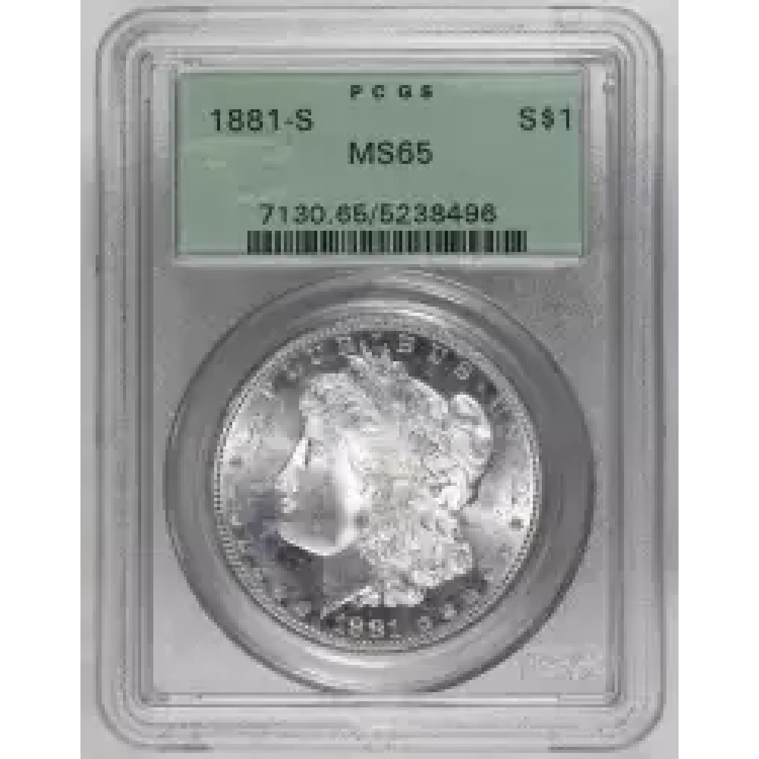 1881-S Morgan Silver Dollar PCGS MS-65 OGH - Lost Dutchman Rare Coins