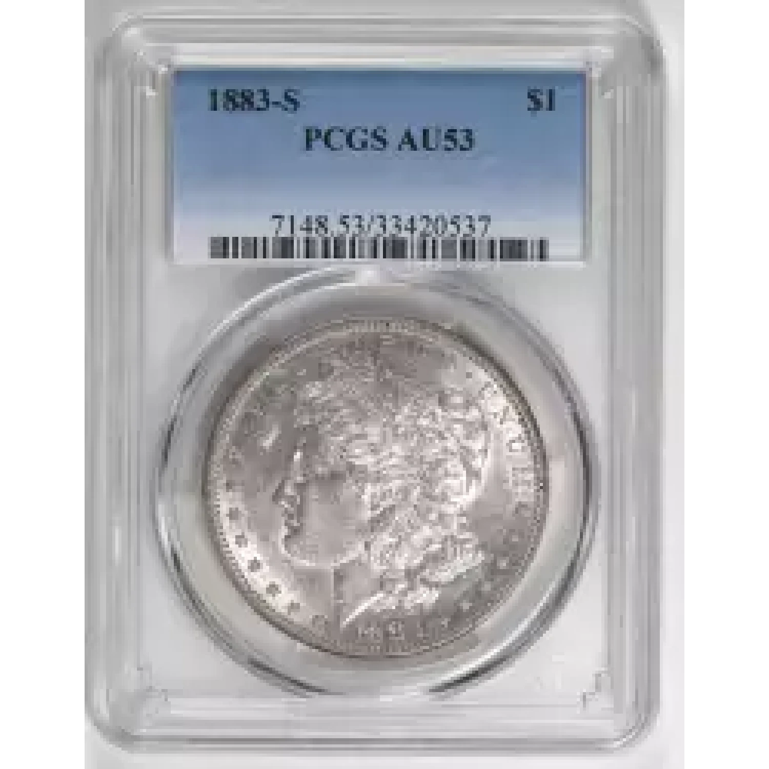 1883-S Morgan Silver Dollar PCGS AU-53 - Lost Dutchman Rare Coins