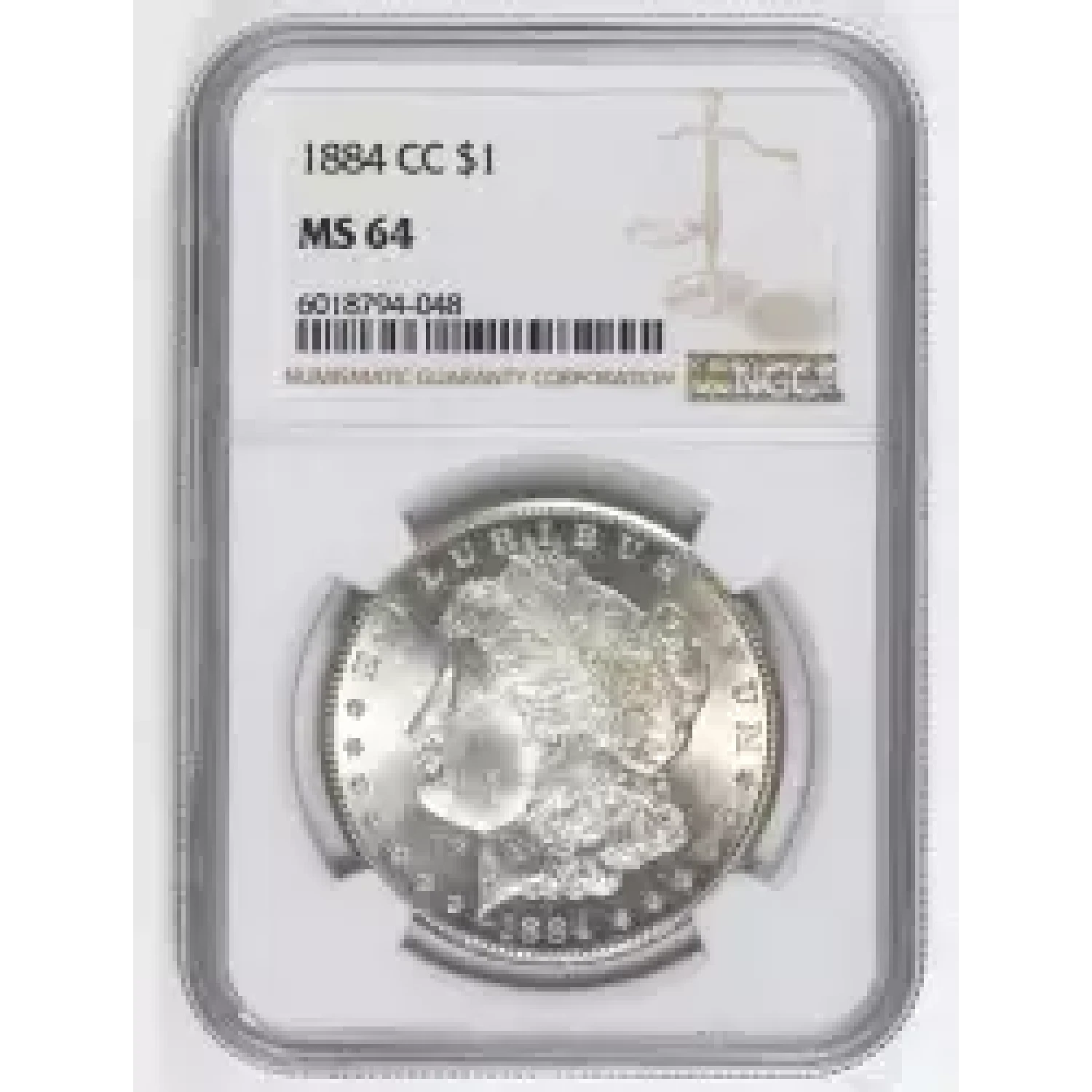 1884-CC Morgan Silver Dollar NGC MS-64 - Lost Dutchman Rare Coins