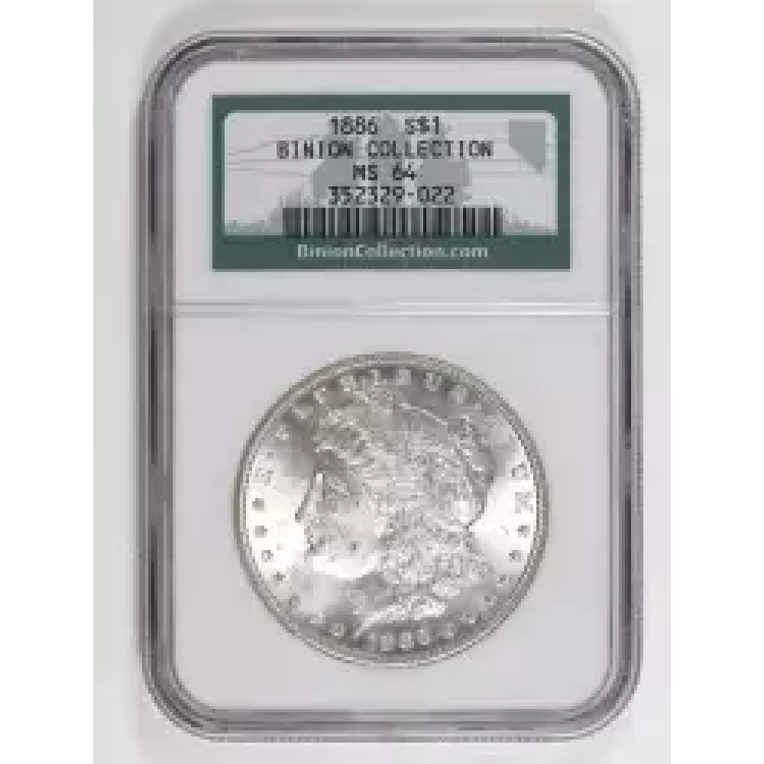 1886 Morgan Silver Dollar NGC MS-64 Binion Hoard - Lost Dutchman Rare Coins
