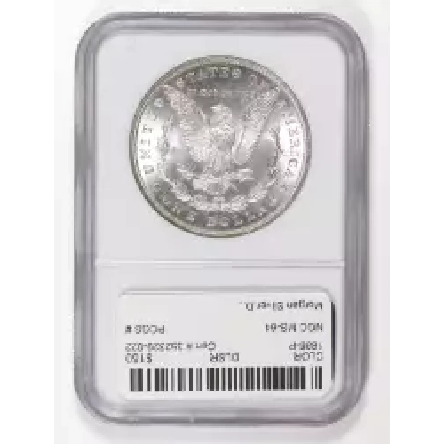 1886 Morgan Silver Dollar NGC MS-64 Binion Hoard - Lost Dutchman Rare Coins