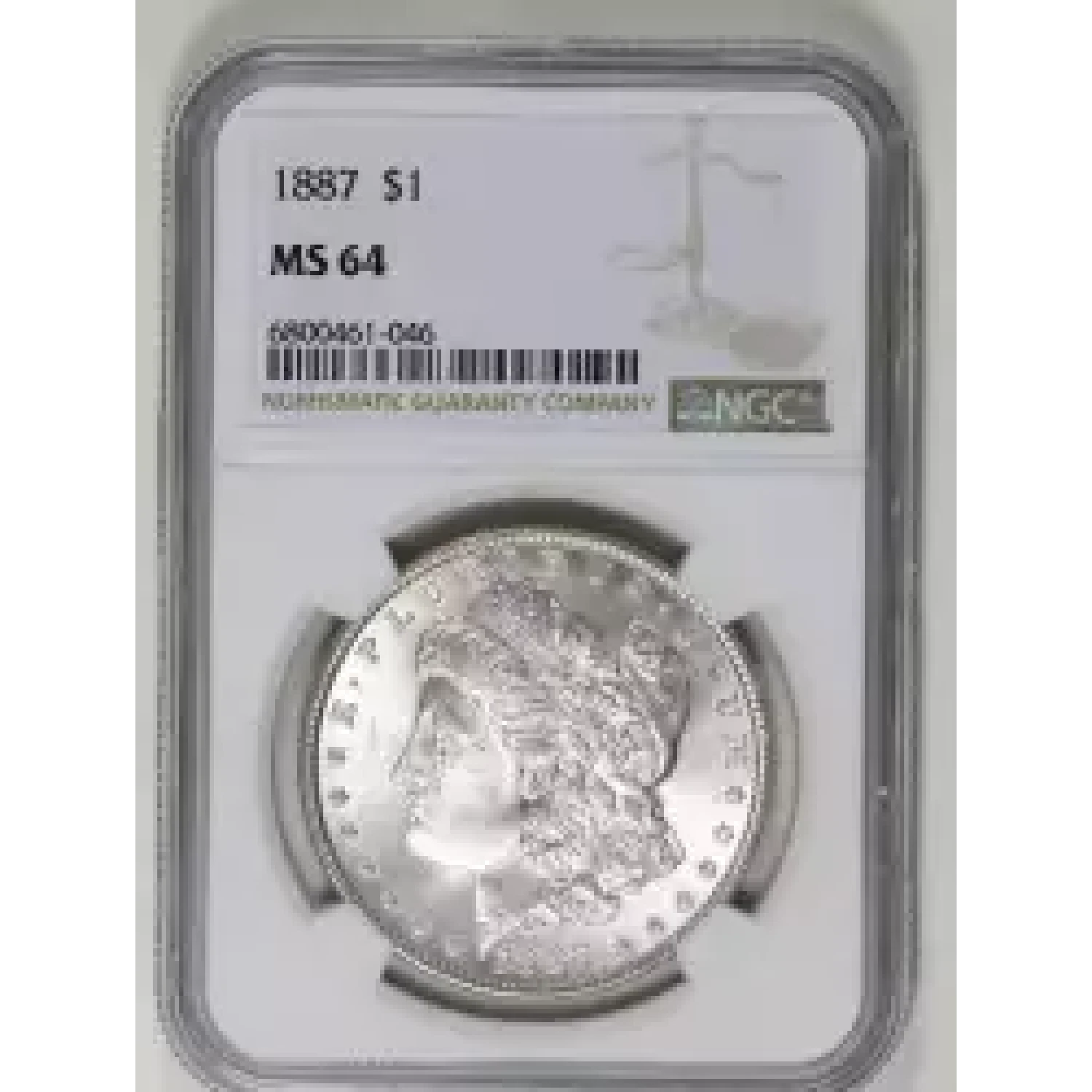 1887 Morgan Silver Dollar NGC MS-64 - Lost Dutchman Rare Coins