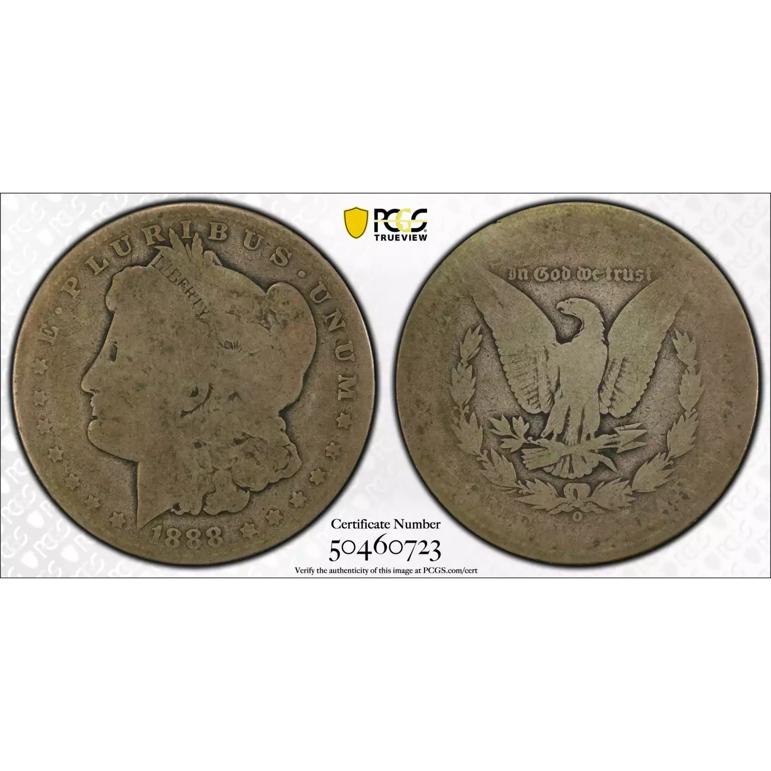 1888-O Morgan Silver Dollar PCGS FR-2 Doubled Die Obv VAM 4 - Lost Dutchman Rare Coins