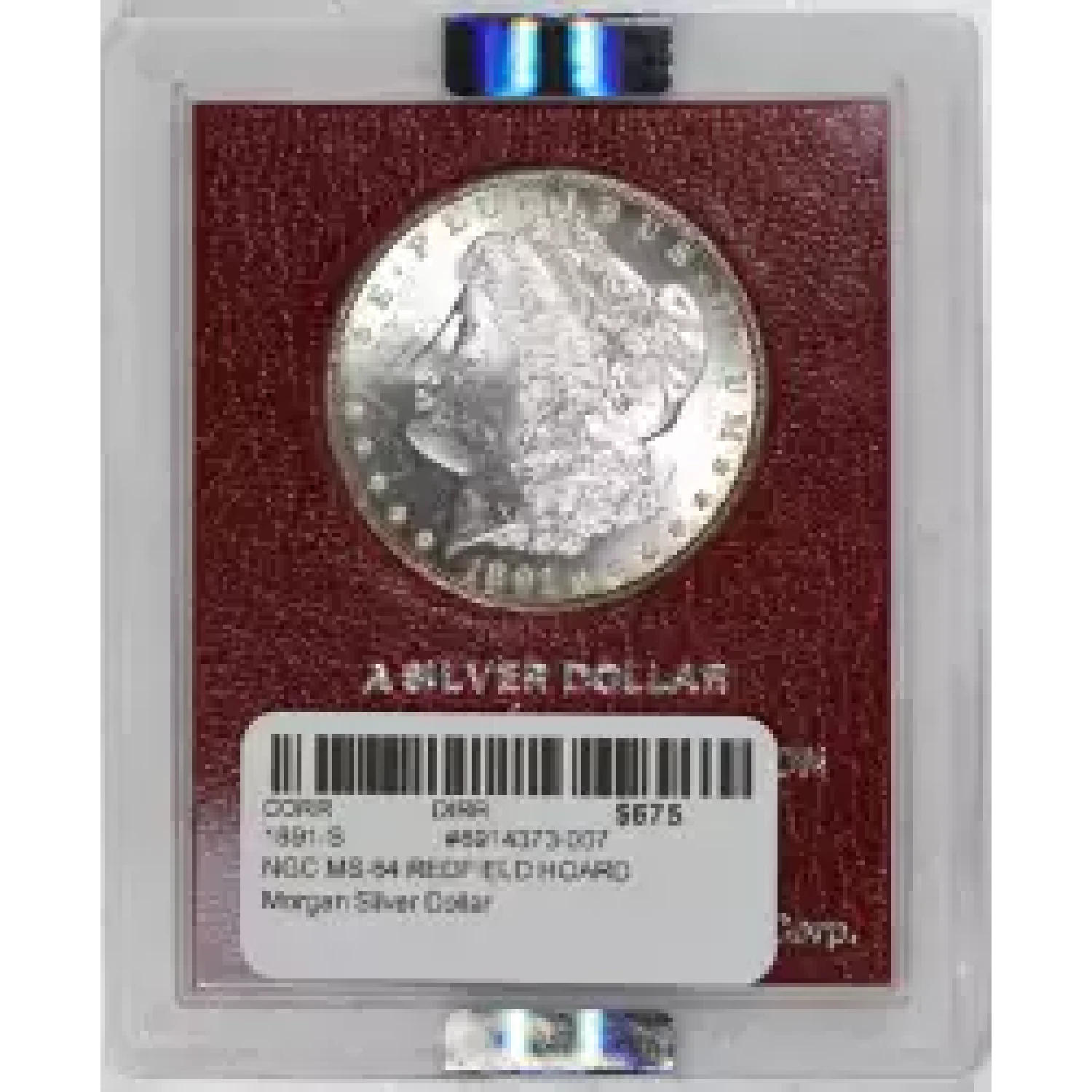 1891-S Morgan Silver Dollar NGC MS-64 REDFIELD HOARD - Lost Dutchman Rare Coins