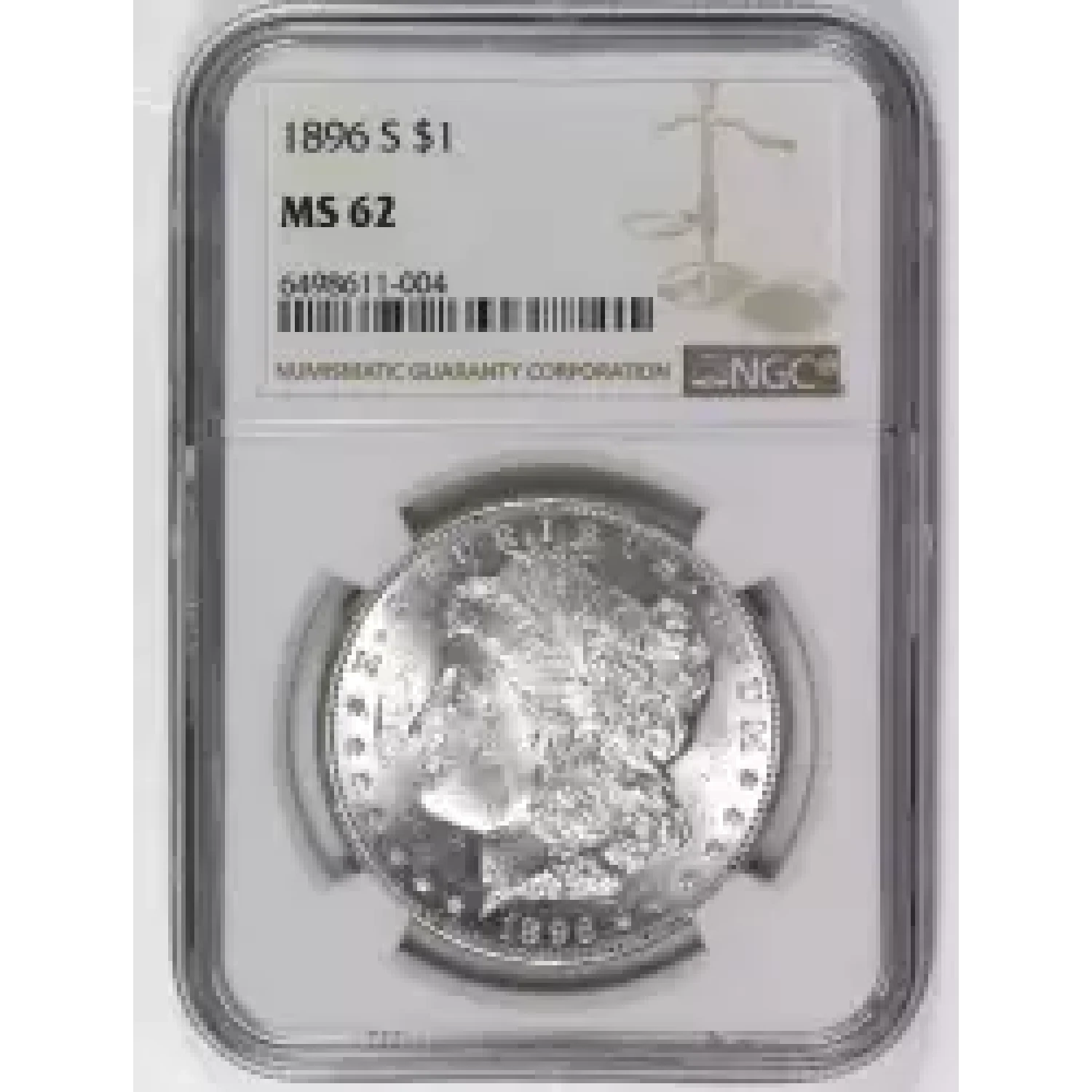 1896-S Morgan Silver Dollar NGC MS-62 - Lost Dutchman Rare Coins