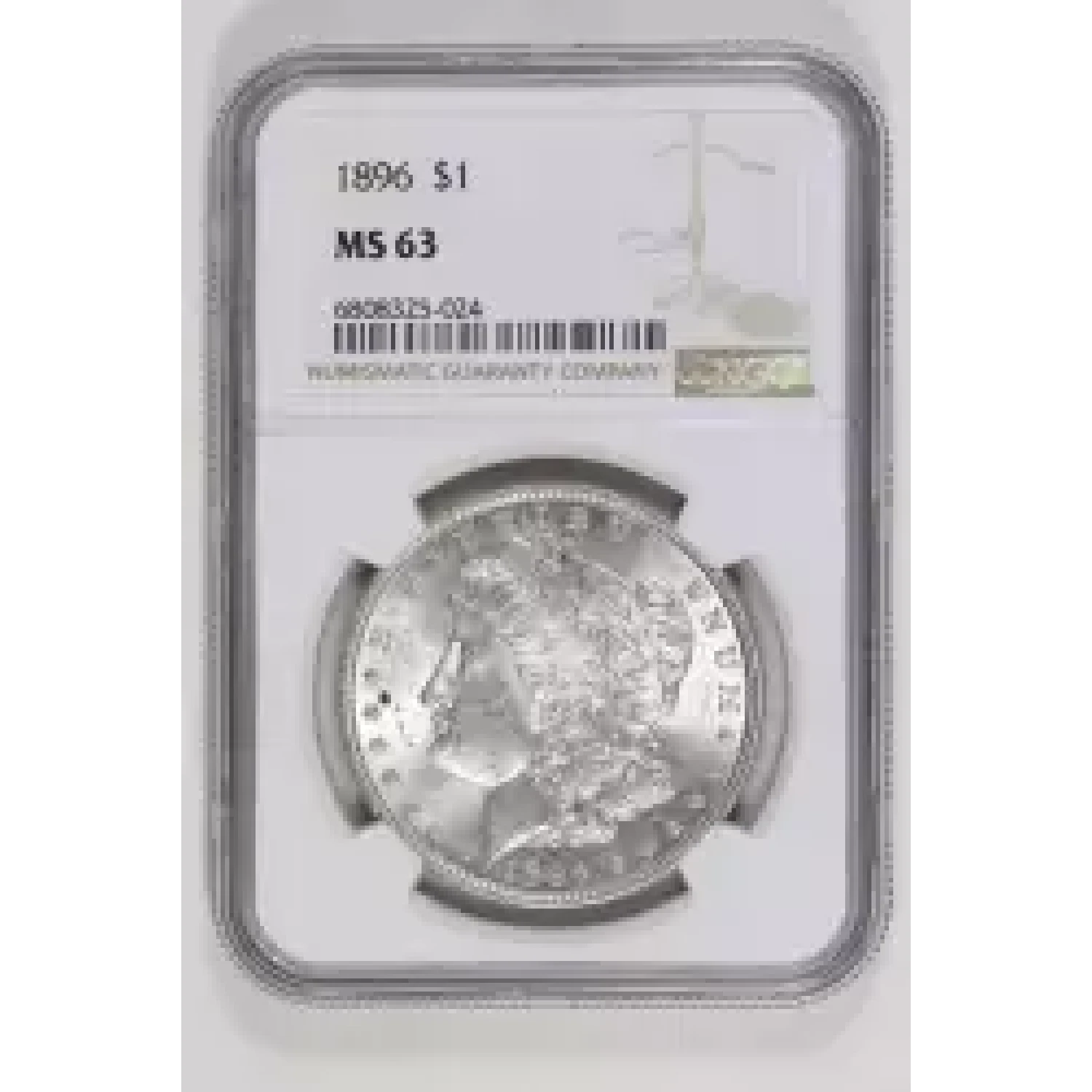 1896 Morgan Silver Dollar NGC MS-63 - Lost Dutchman Rare Coins