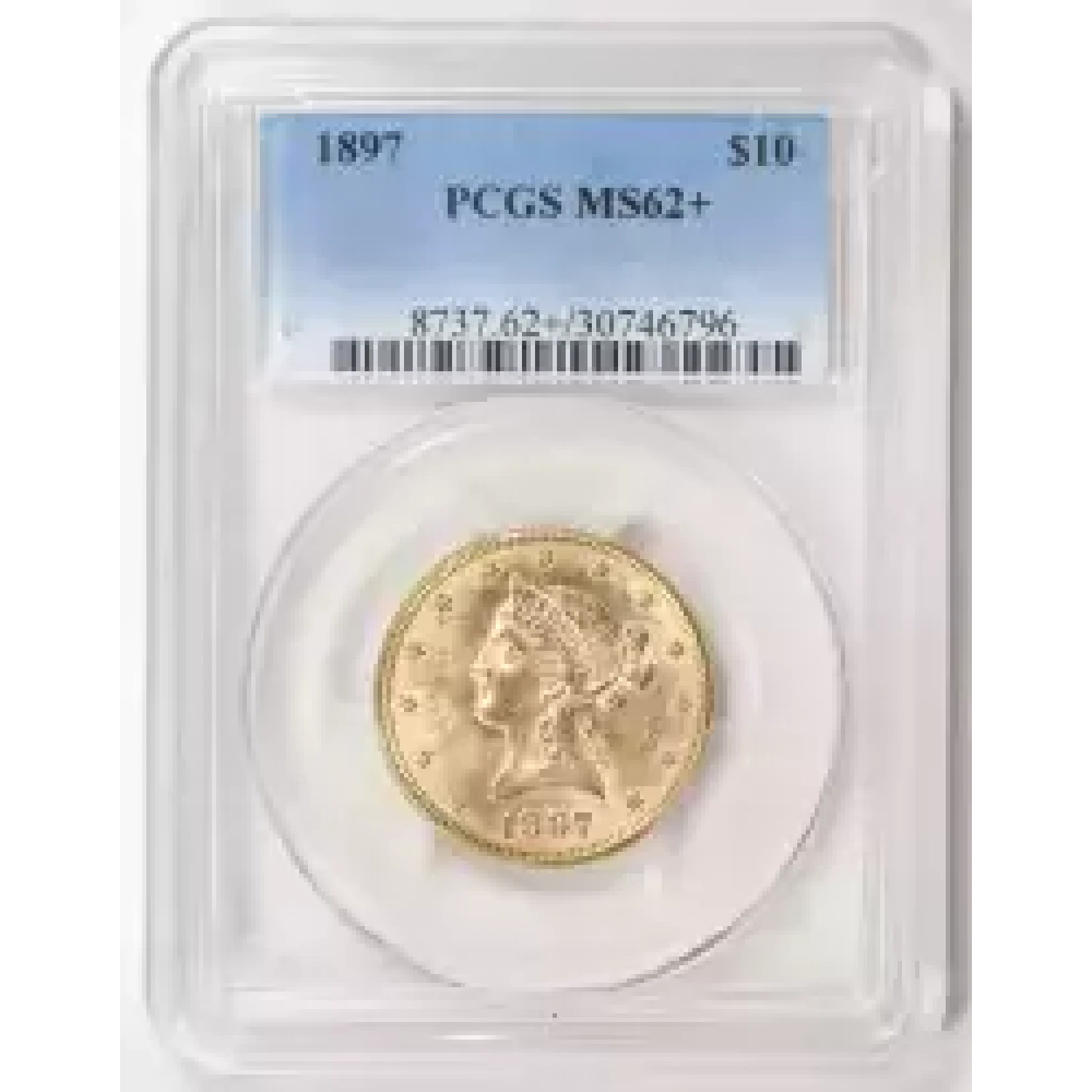 1897 Gold Eagles Liberty Head PCGS MS-62+ - Lost Dutchman Rare Coins