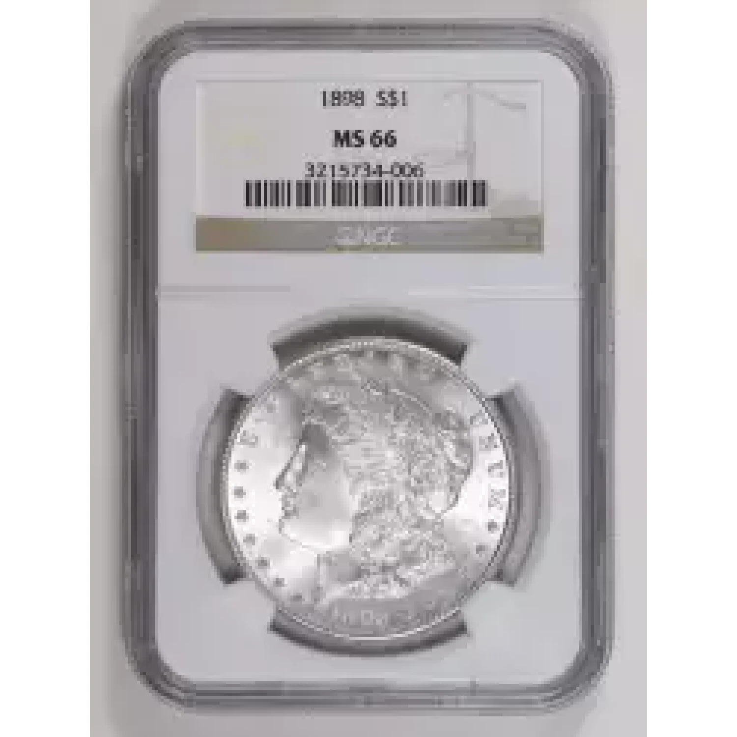 1898 Morgan Silver Dollar NGC MS-66 - Lost Dutchman Rare Coins