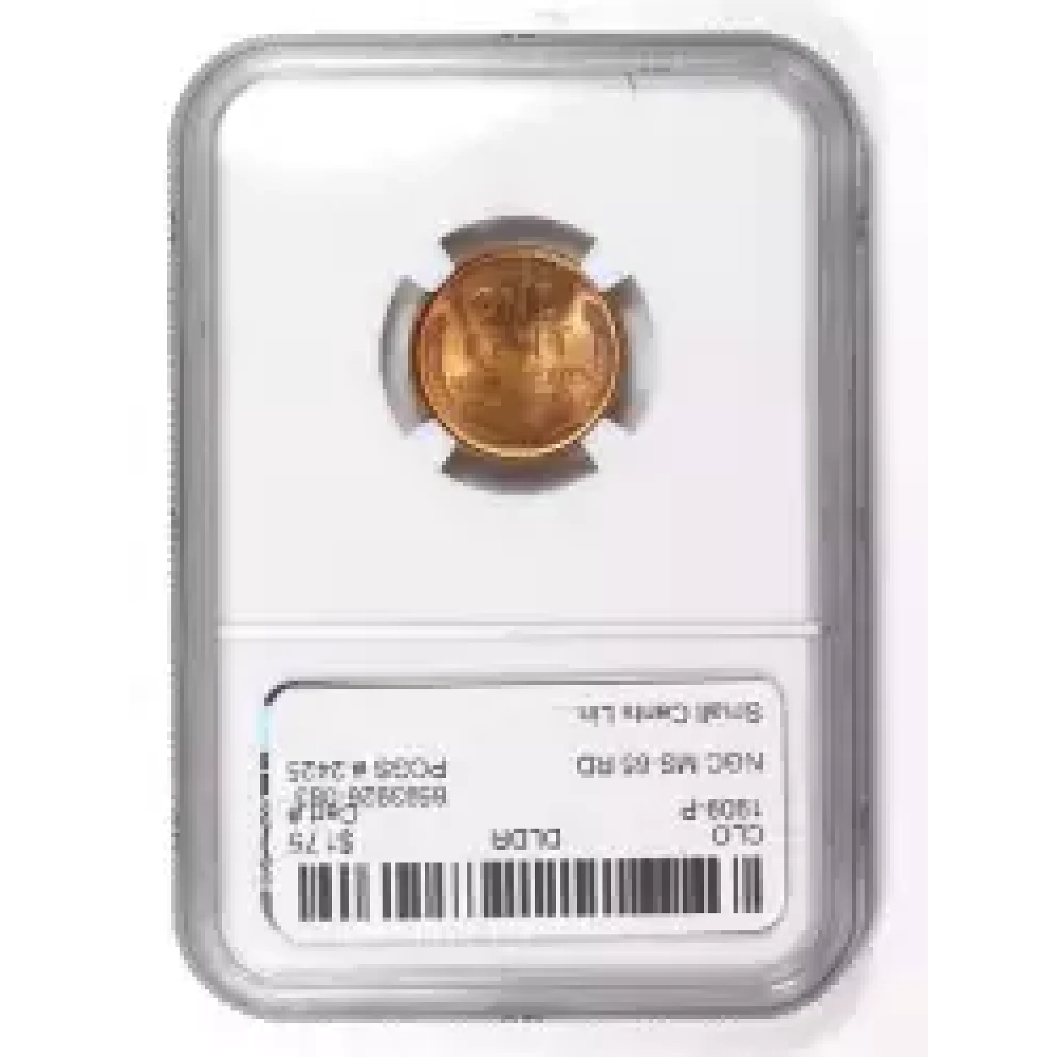 1909 Small Cents Lincoln, Wheat Ears Reverse NGC MS-65 RD - Lost ...