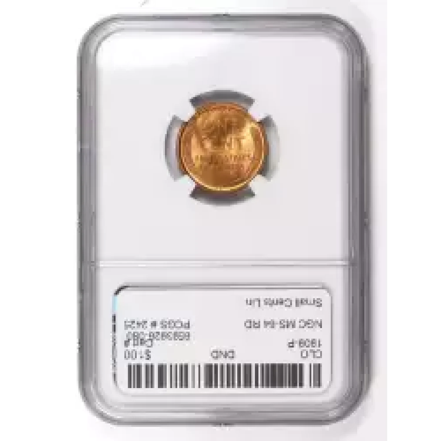 1909 Small Cents Lincoln, Wheat Ears Reverse NGC MS-64 RD - Lost ...