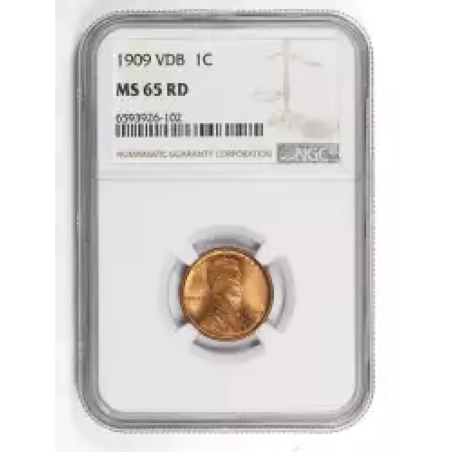 1909 Small Cents Lincoln, Wheat Ears Reverse NGC MS-65 RD - Lost Dutchman Rare Coins