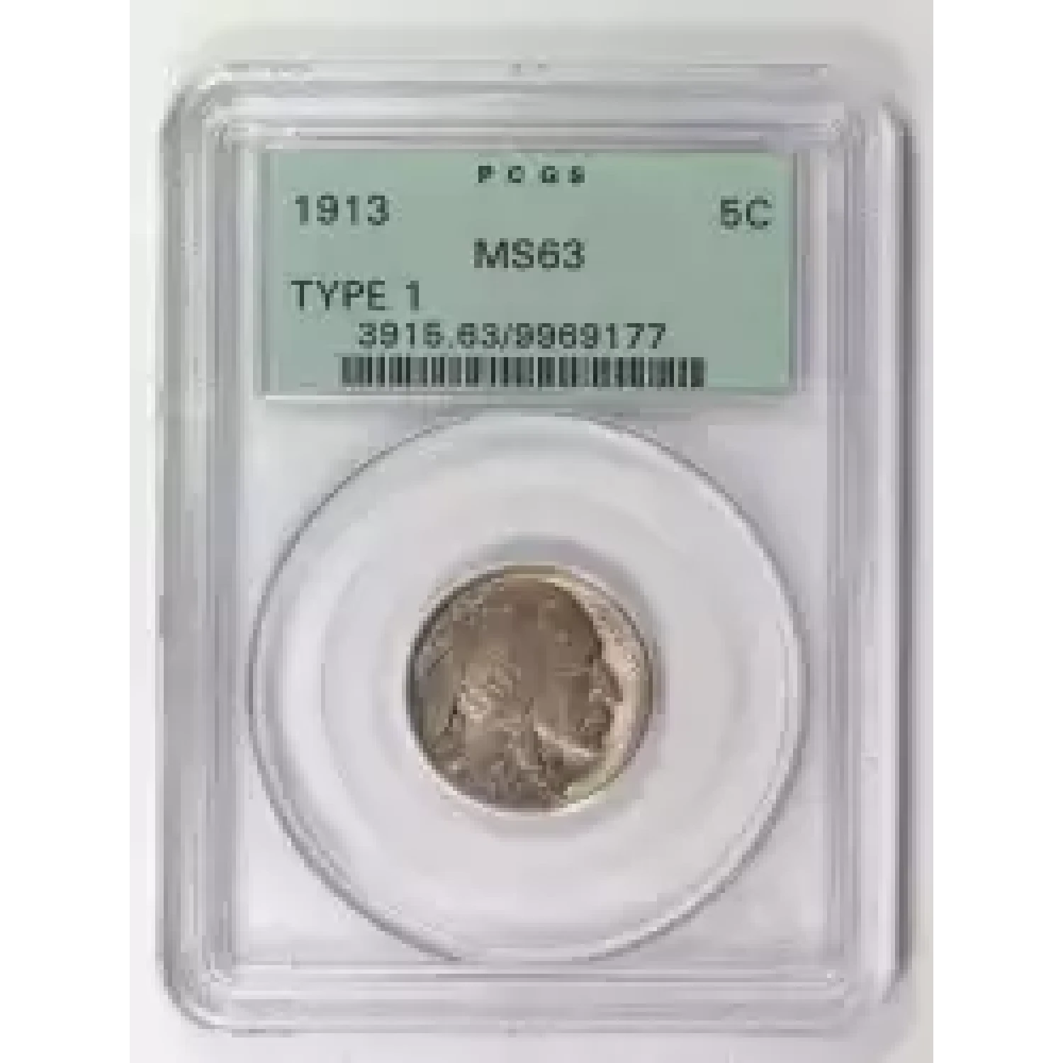 1913 Nickel Indian Head or Buffalo PCGS MS-63 Type 1 - Lost Dutchman ...
