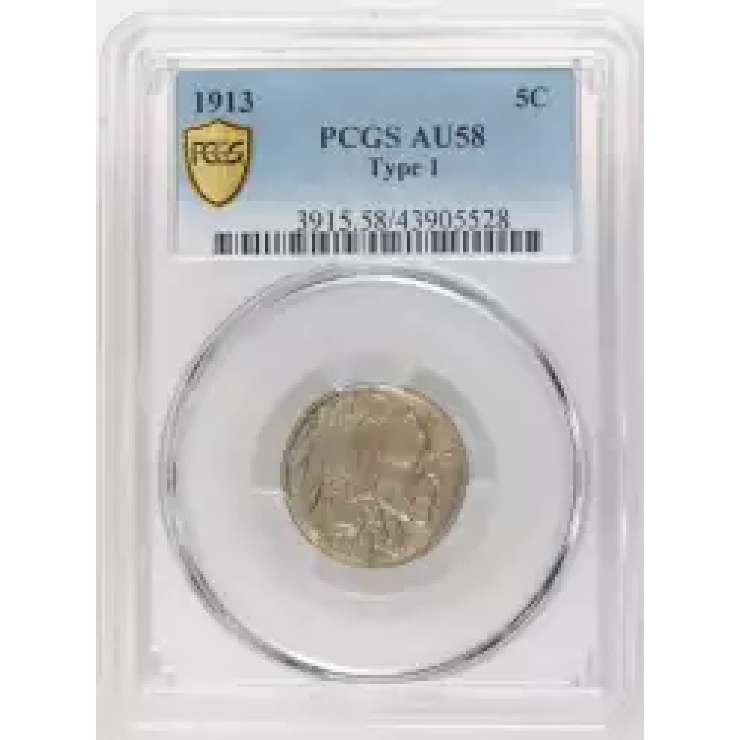 1913 Nickel Indian Head or Buffalo PCGS AU-58 Type 1 - Lost Dutchman ...