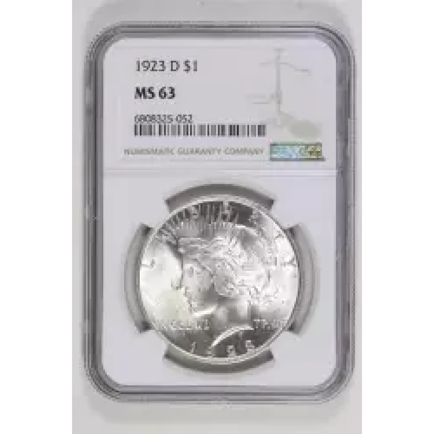1923-D Peace Silver Dollar NGC MS-63 - Lost Dutchman Rare Coins