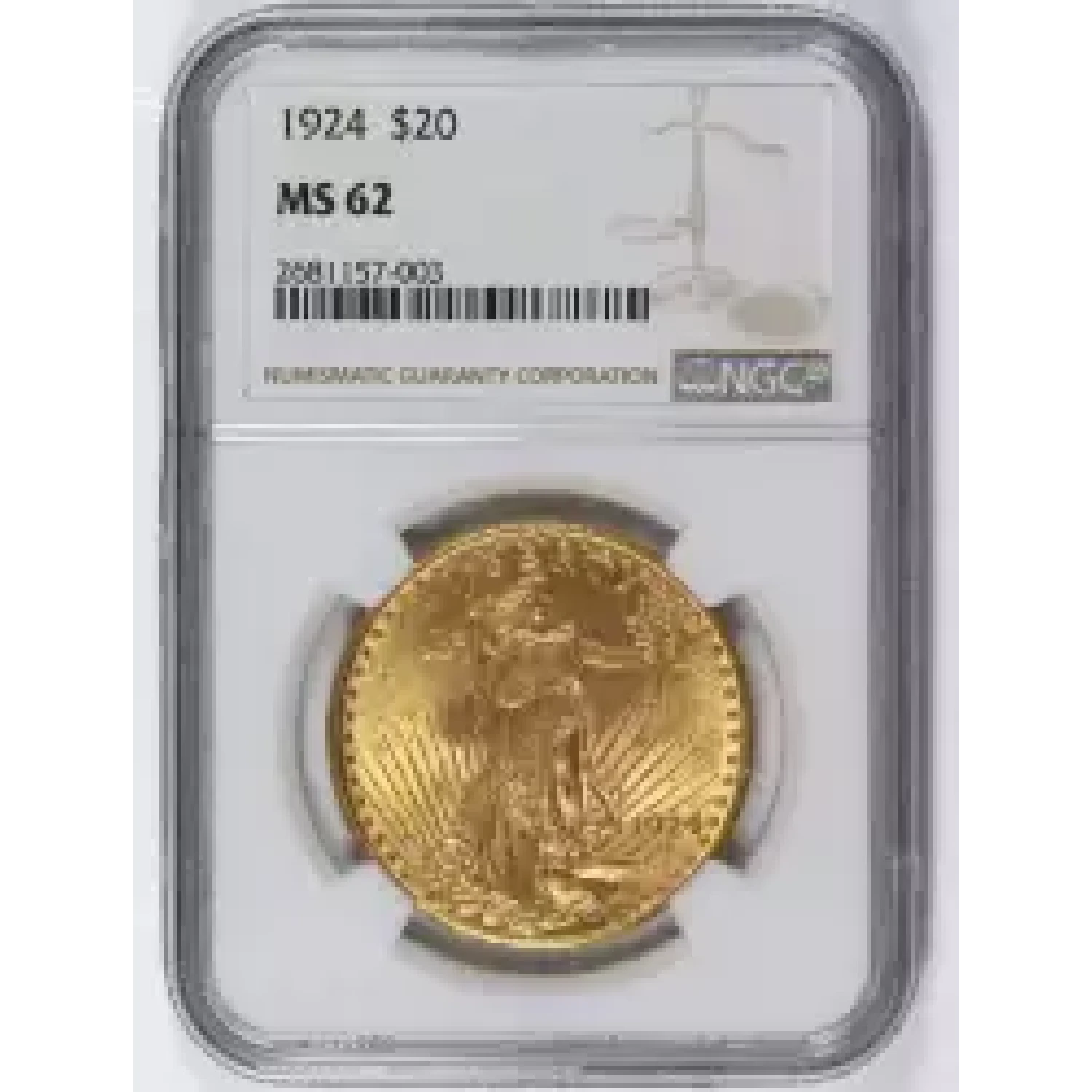 1924 Double Eagles Saint Gaudens NGC MS-62 - Lost Dutchman Rare Coins