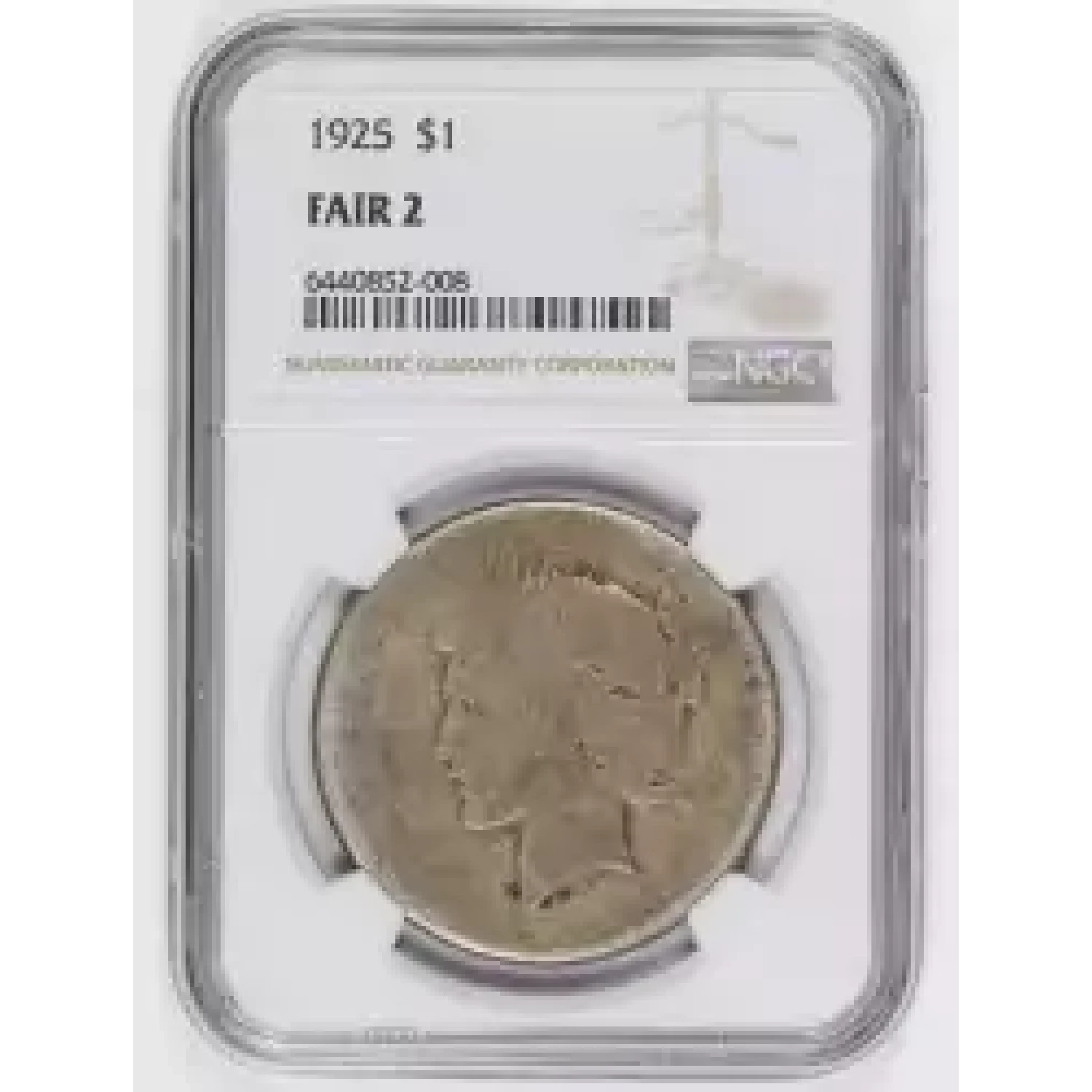 1925 Peace Silver Dollar NGC FR-2 - Lost Dutchman Rare Coins