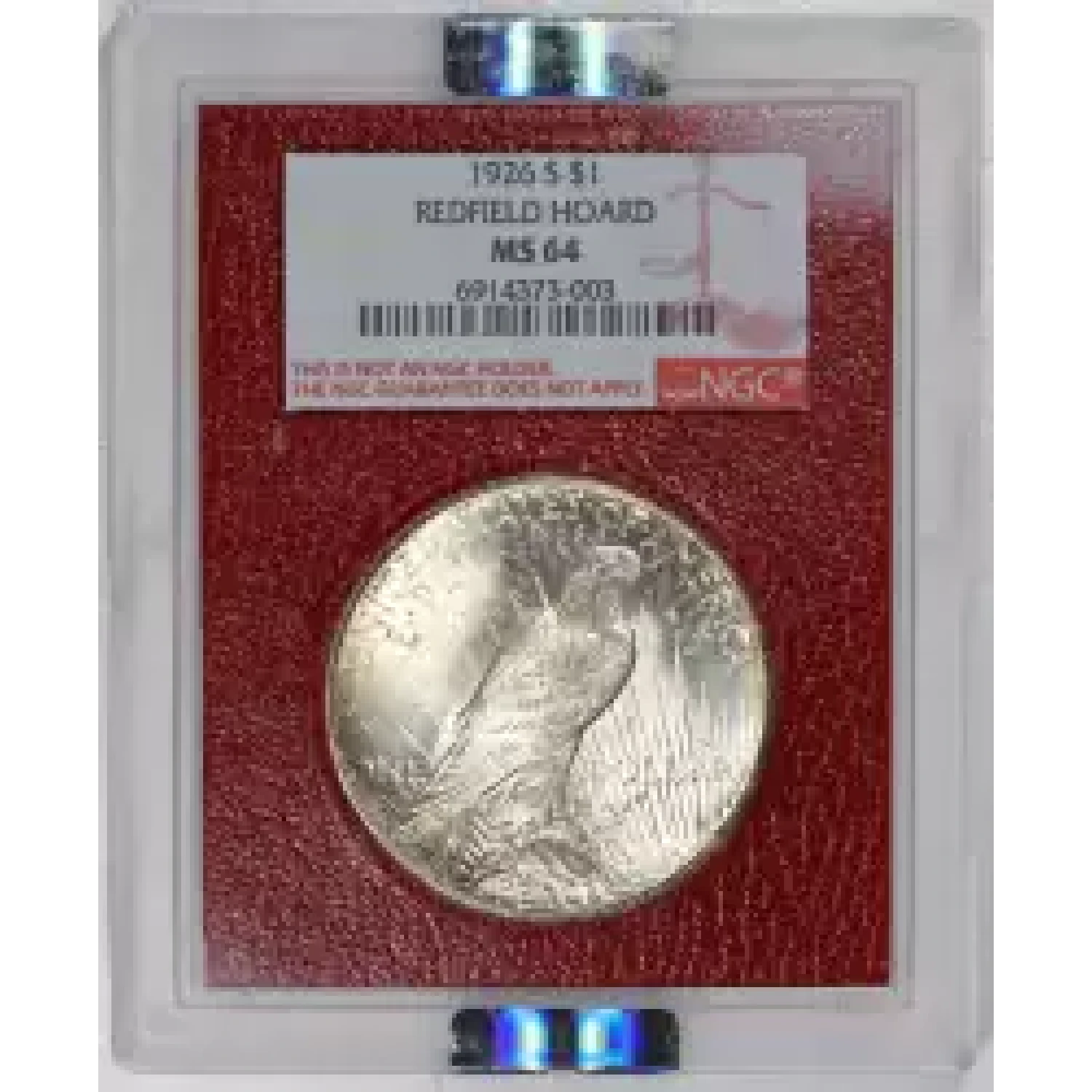1926-S Peace Silver Dollar NGC MS-64 REDFIELD HOARD - Lost Dutchman ...