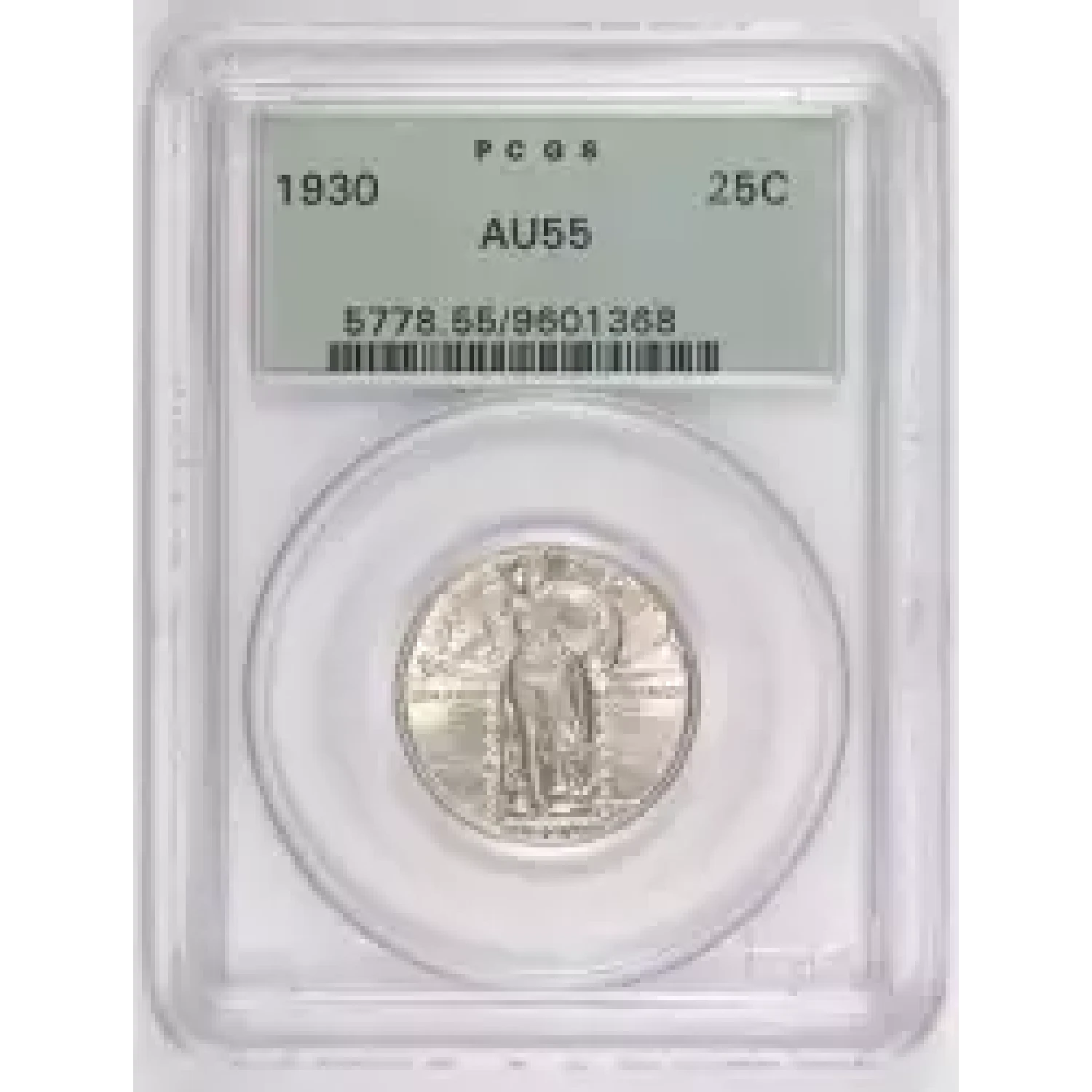 1930 Quarter Dollars Standing Liberty Quarter PCGS AU-55 - Lost ...