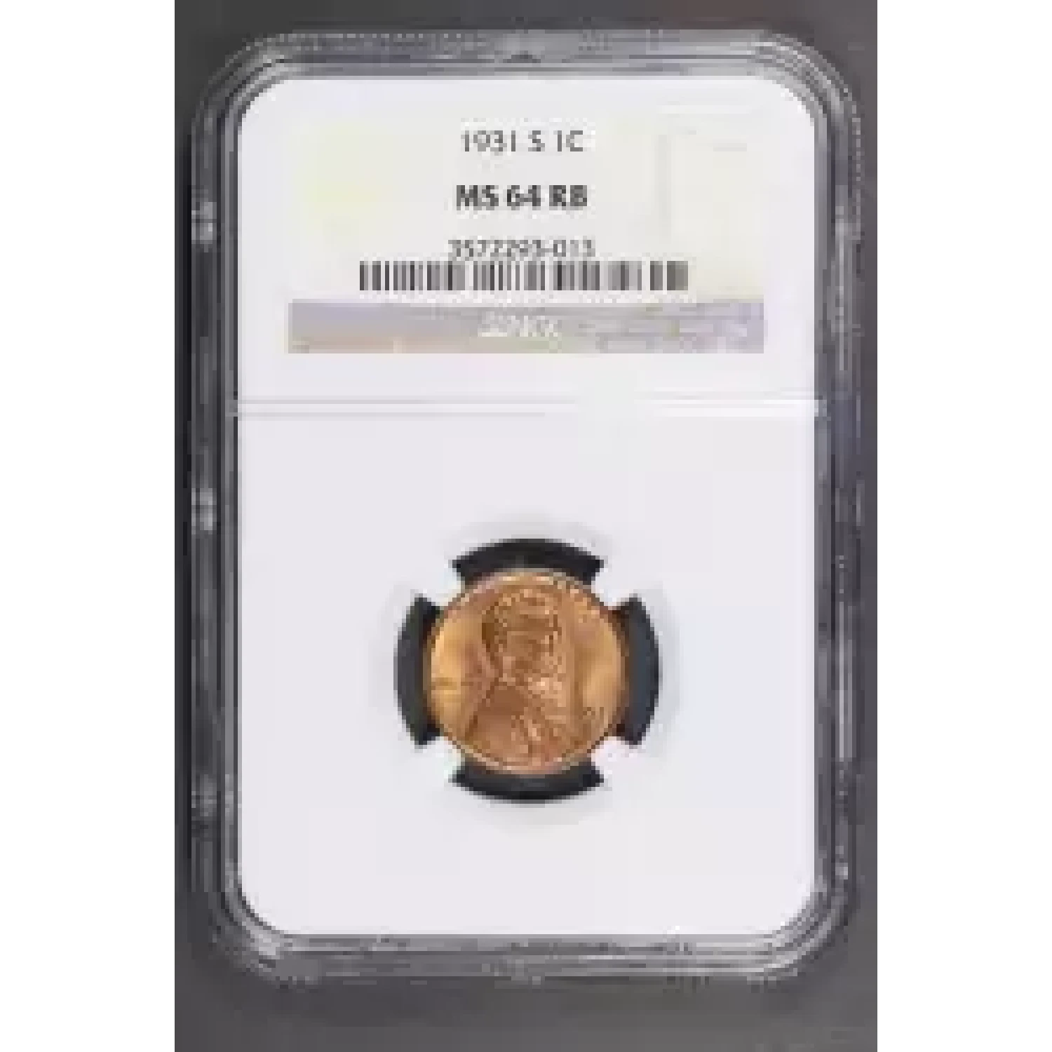 1931-S Small Cents Lincoln, Wheat Ears Reverse NGC MS-64 RB - Lost Dutchman Rare Coins