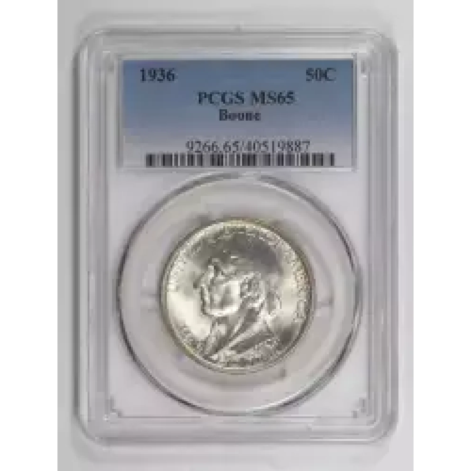 1936 Classic Commemorative Daniel Boone Bicentennial PCGS MS-65 Boone ...