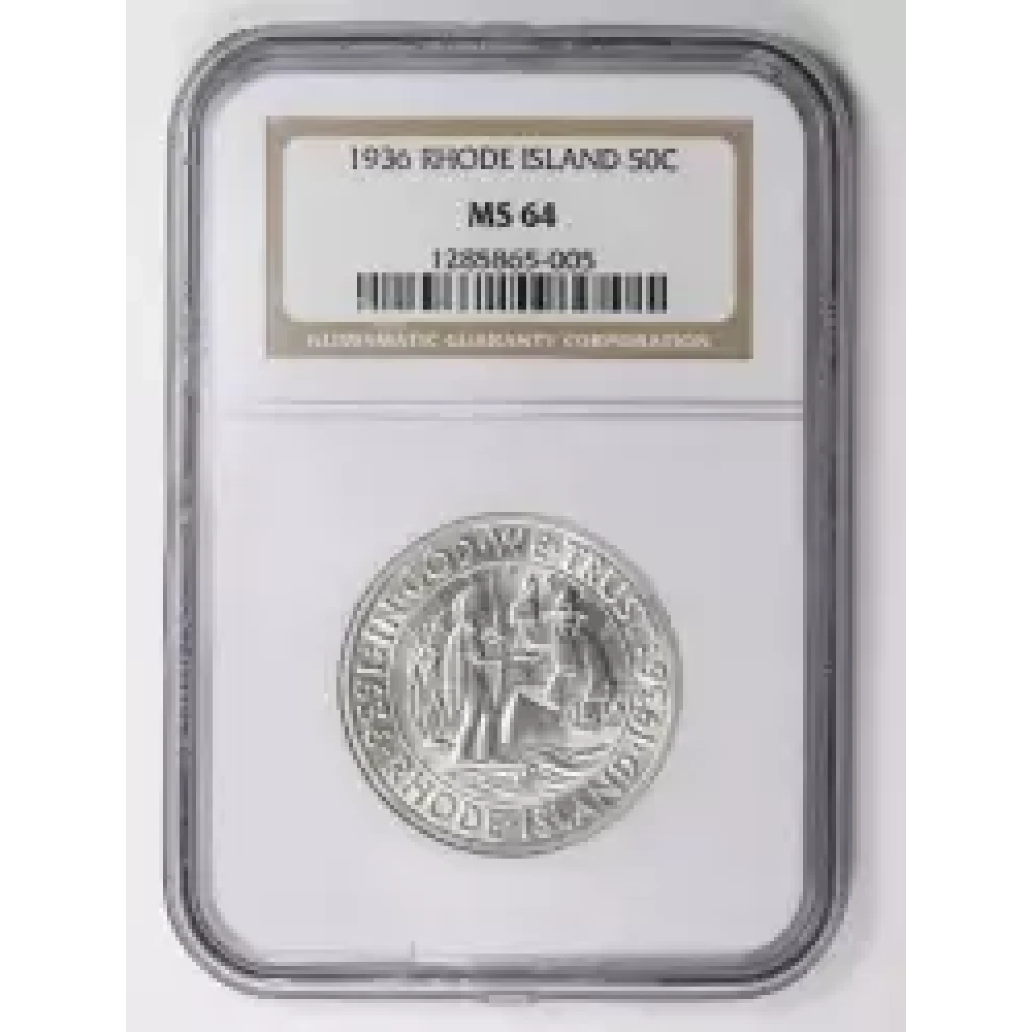 1936 Classic Commemorative Providence, Rhode Island, Tercentenary NGC ...