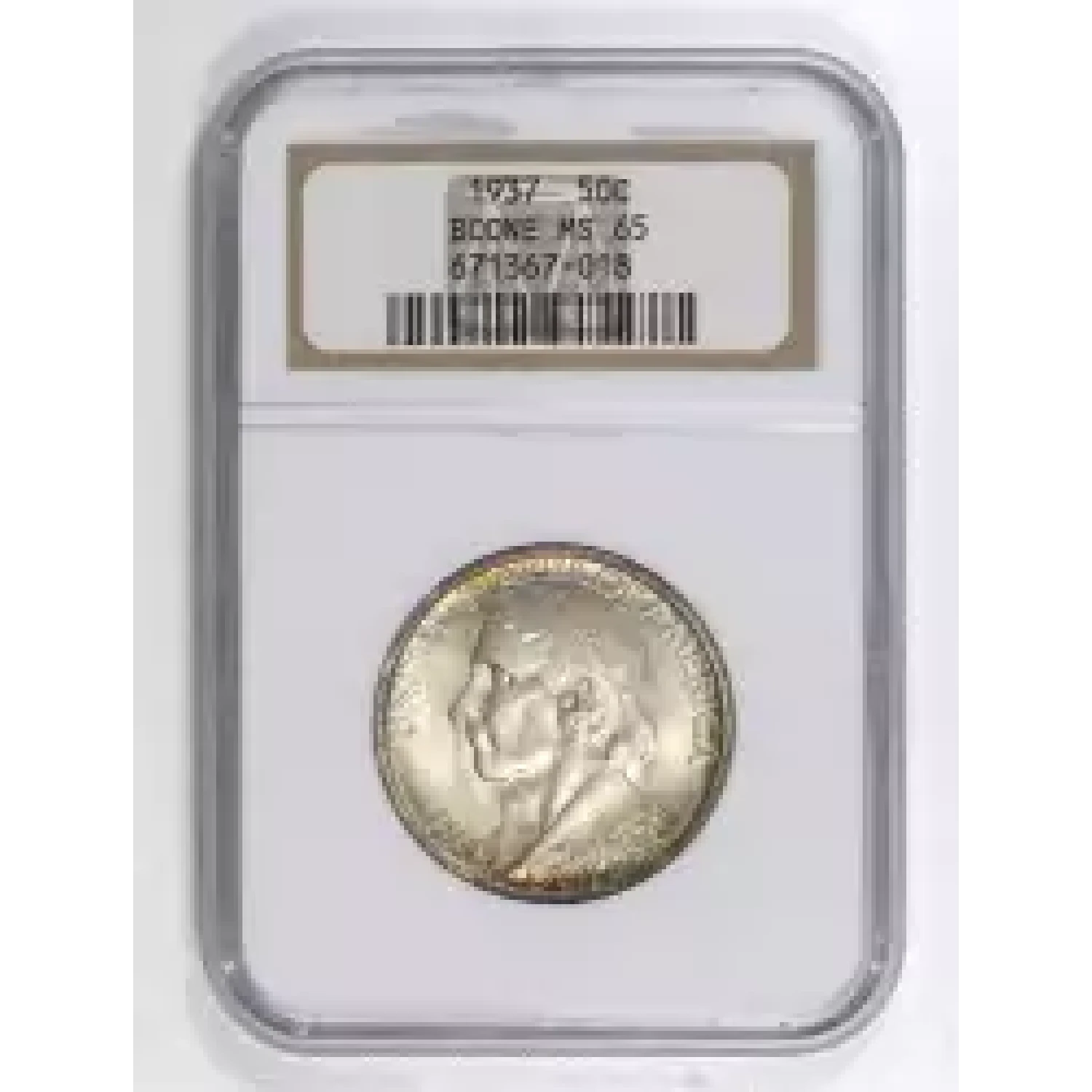 1937 Classic Commemorative Daniel Boone Bicentennial NGC MS-65 BOONE ...