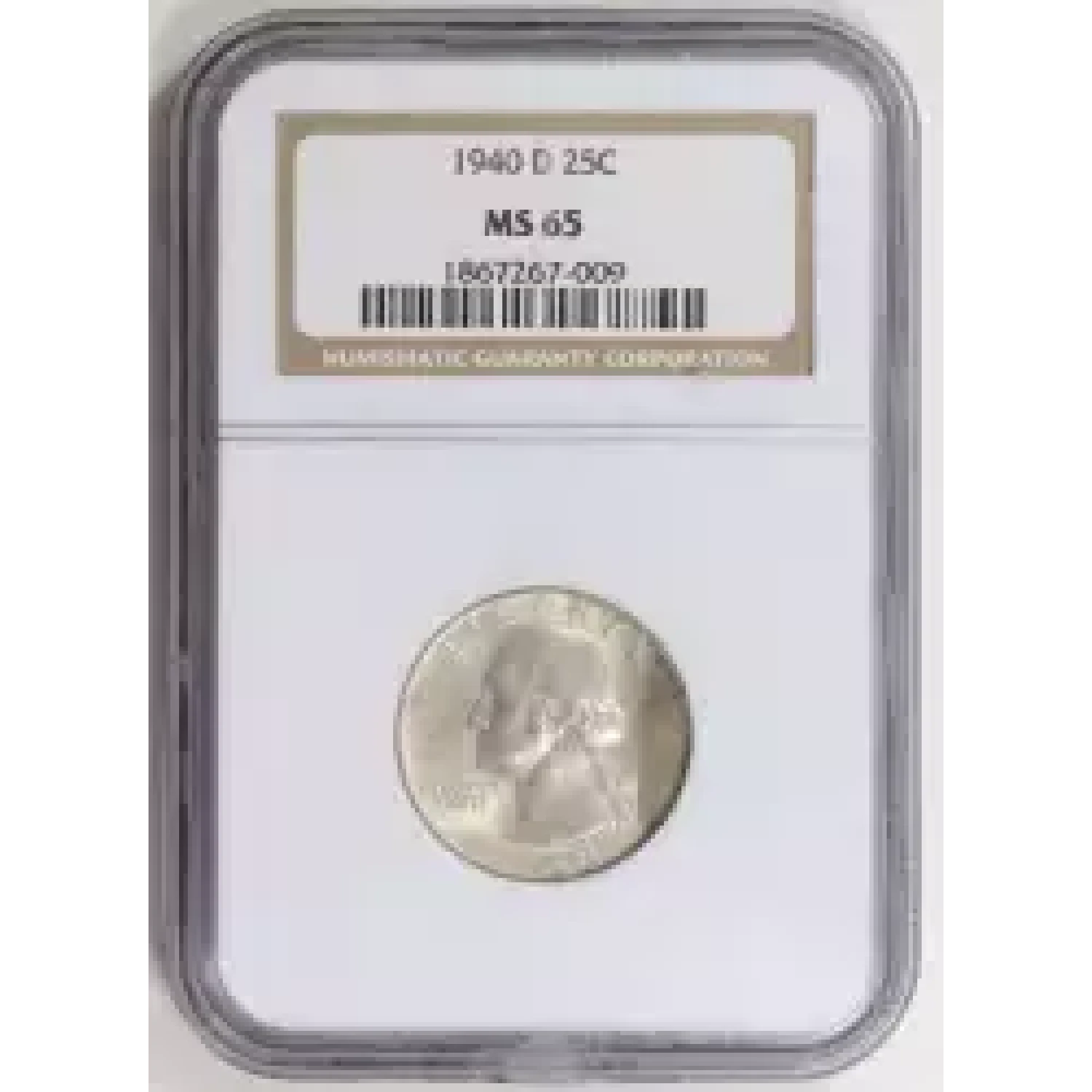 1940-D Quarter Dollars Silver Coinage NGC MS-65 - Lost Dutchman Rare Coins
