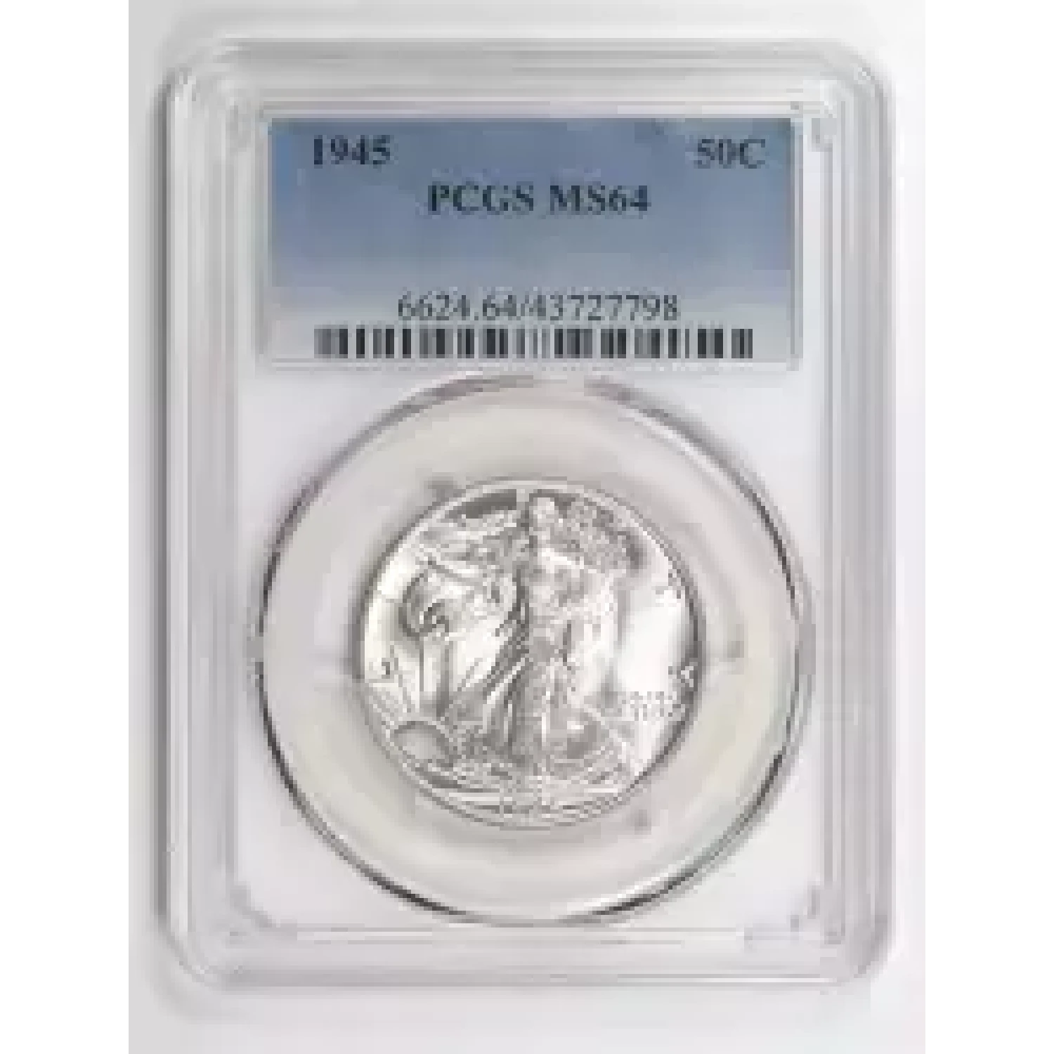 1945 Half Dollars Liberty Walking PCGS MS-64 - Lost Dutchman Rare Coins