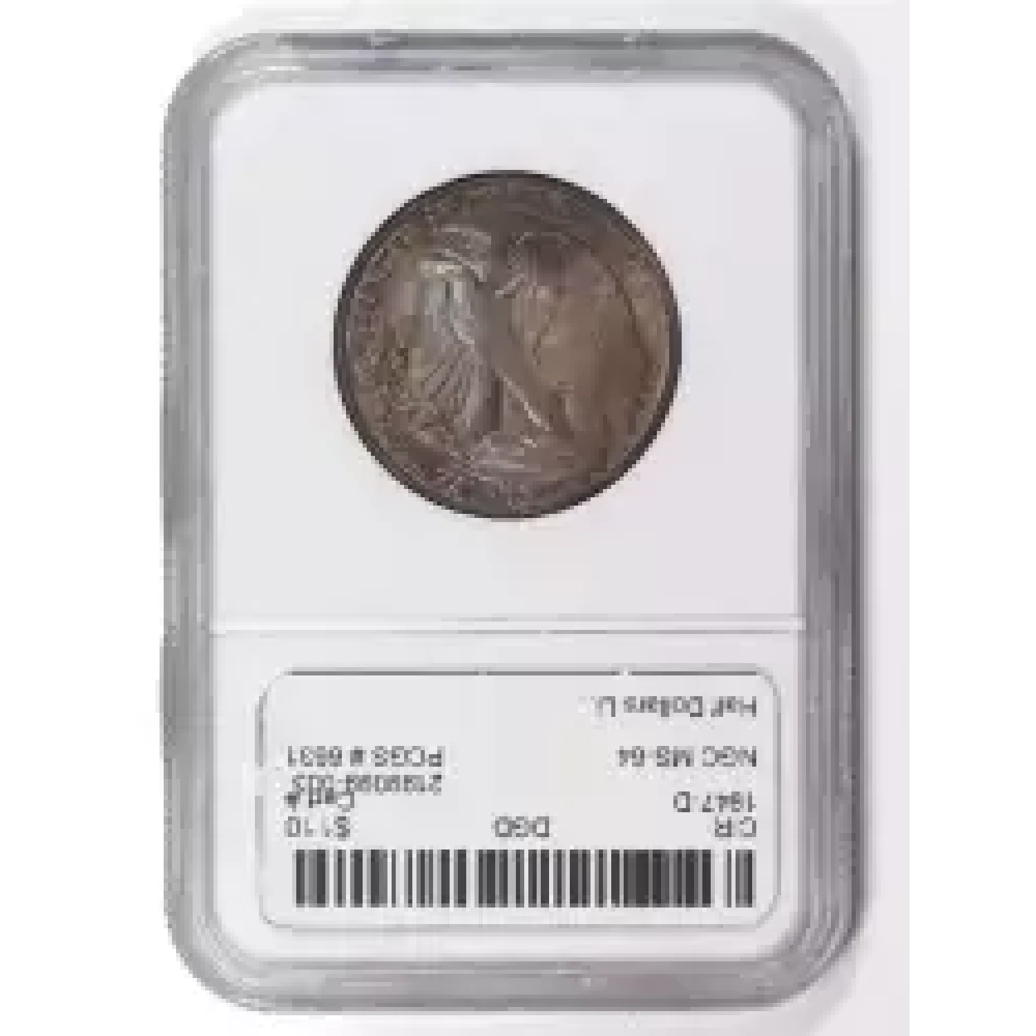 1947-D Half Dollars Liberty Walking NGC MS-64 - Lost Dutchman Rare Coins