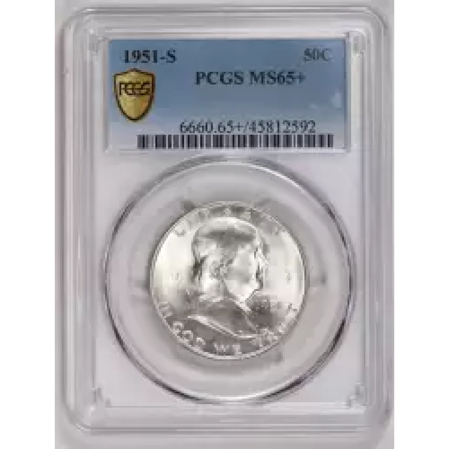 1951-S Half Dollars Franklin PCGS MS-65+ - Lost Dutchman Rare Coins