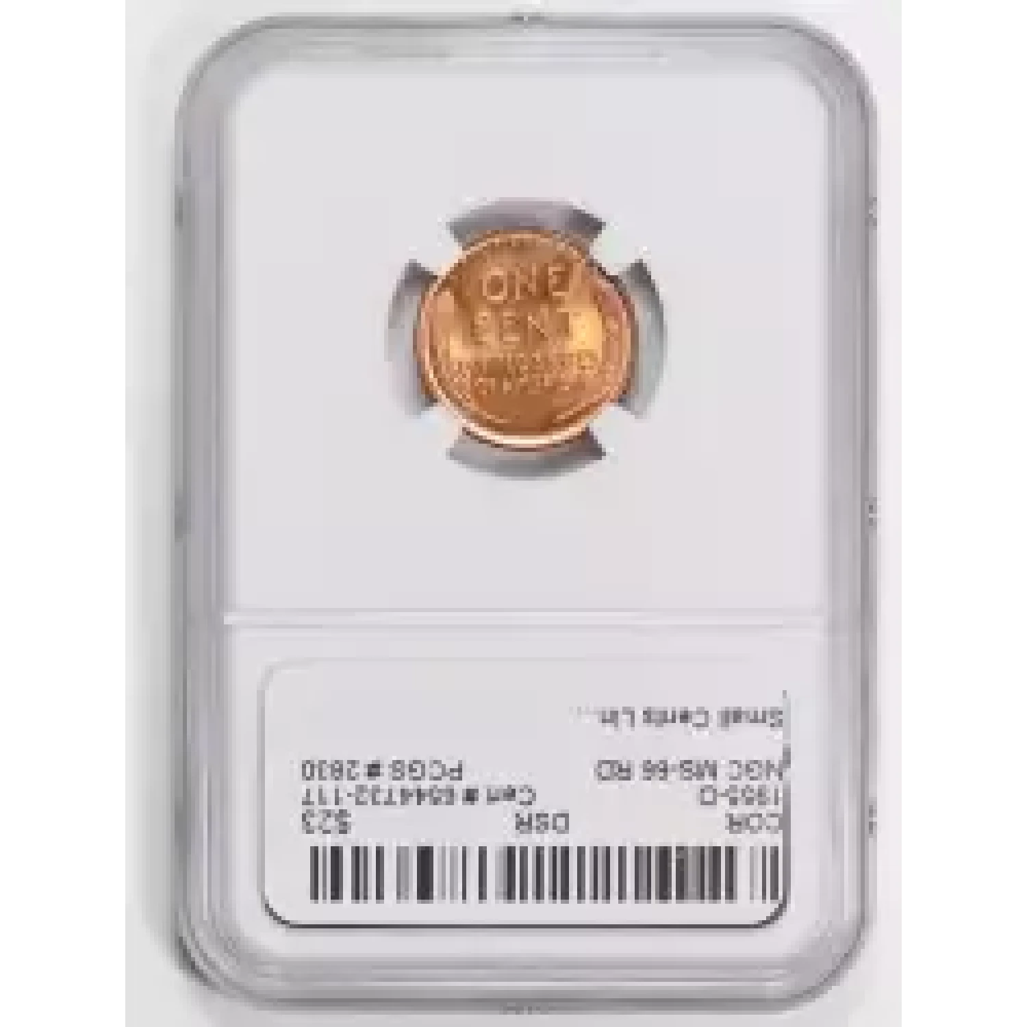 1955-D Small Cents Lincoln, Wheat Ears Reverse NGC MS-66 RD - Lost Dutchman Rare Coins