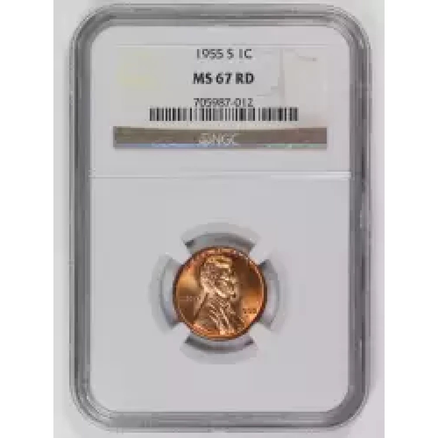 1955-S Small Cents Lincoln, Wheat Ears Reverse NGC MS-67 RD - Lost Dutchman Rare Coins