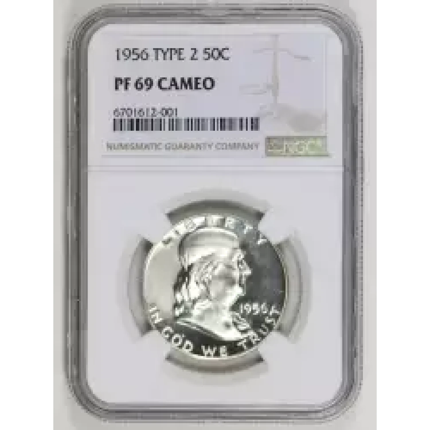 1956 Half Dollars Franklin NGC PF-69 CAMEO - Lost Dutchman Rare Coins