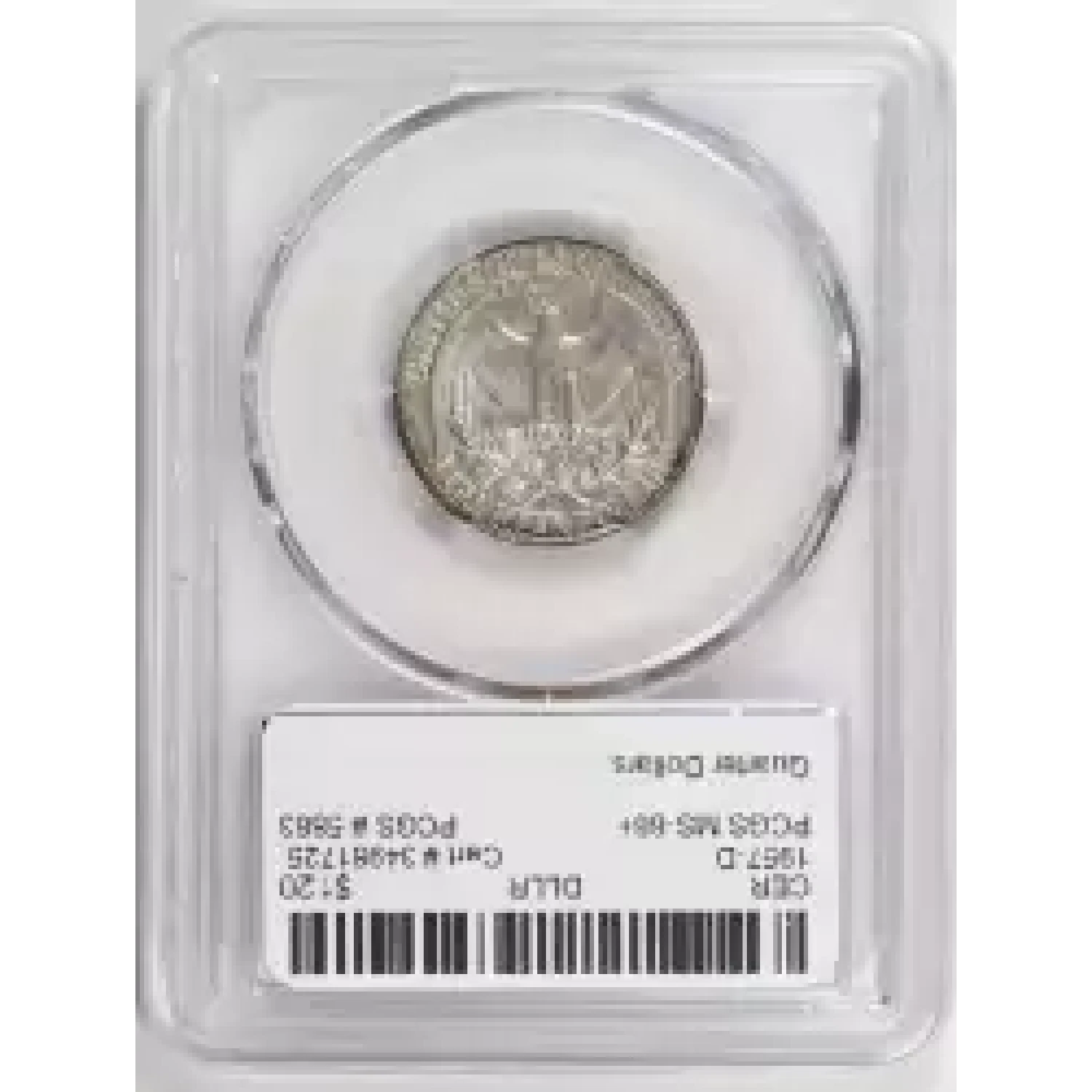 1957-D Quarter Dollars Silver Coinage PCGS MS-66+ CAC - Lost Dutchman ...