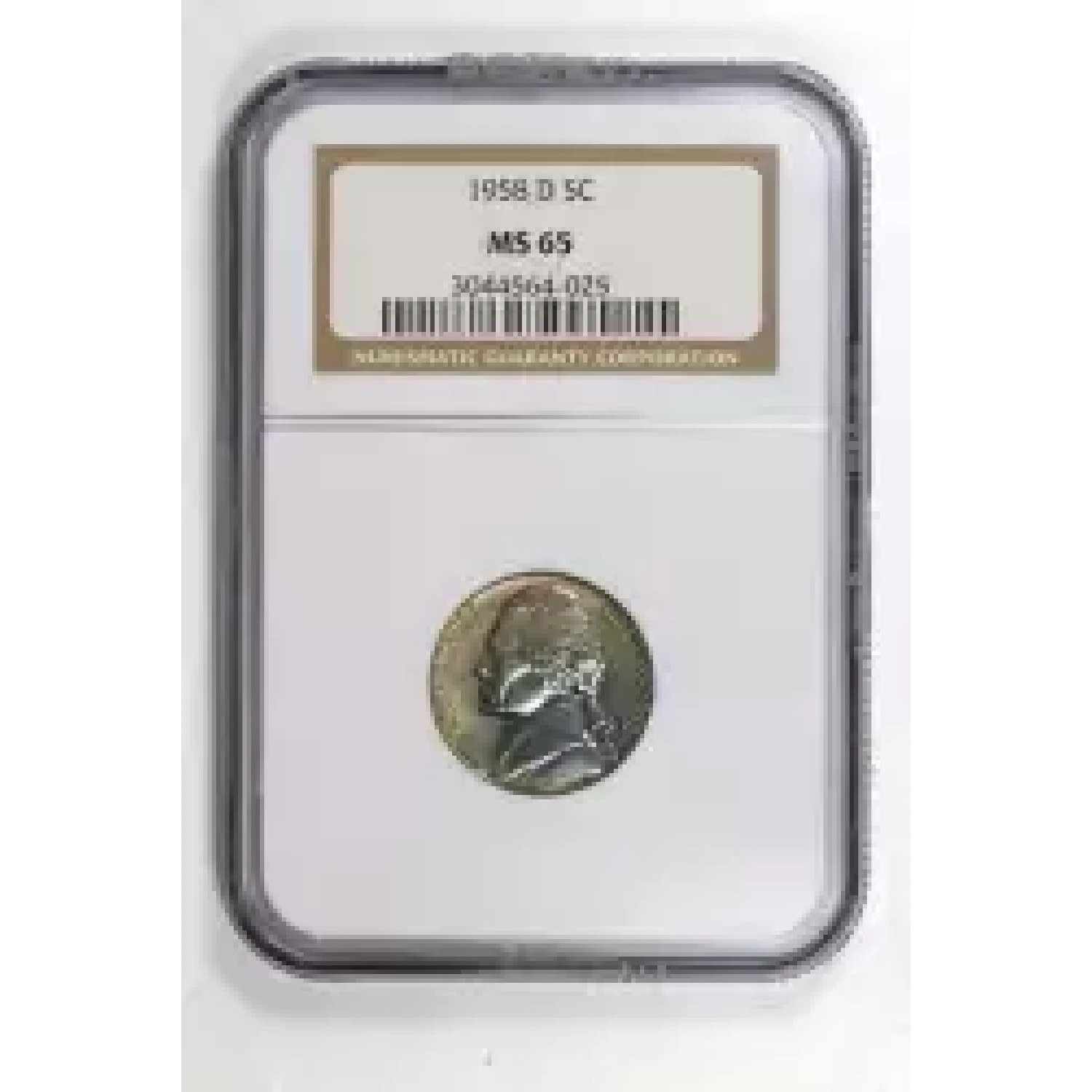 1958-D Nickel Jefferson NGC MS-65 TONED PRETTY - Lost Dutchman Rare Coins