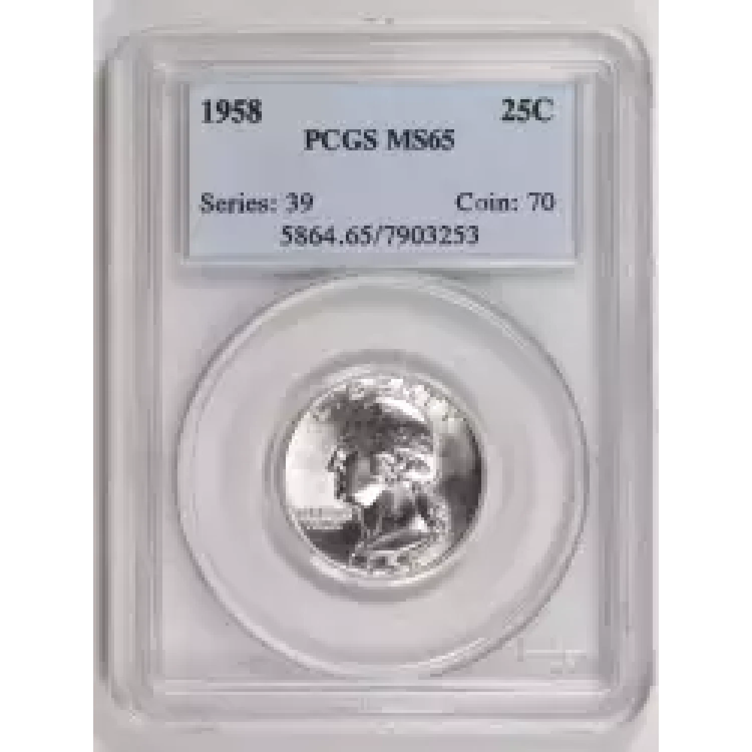 1958 Quarter Dollars Silver Coinage PCGS MS-65 - Lost Dutchman Rare Coins