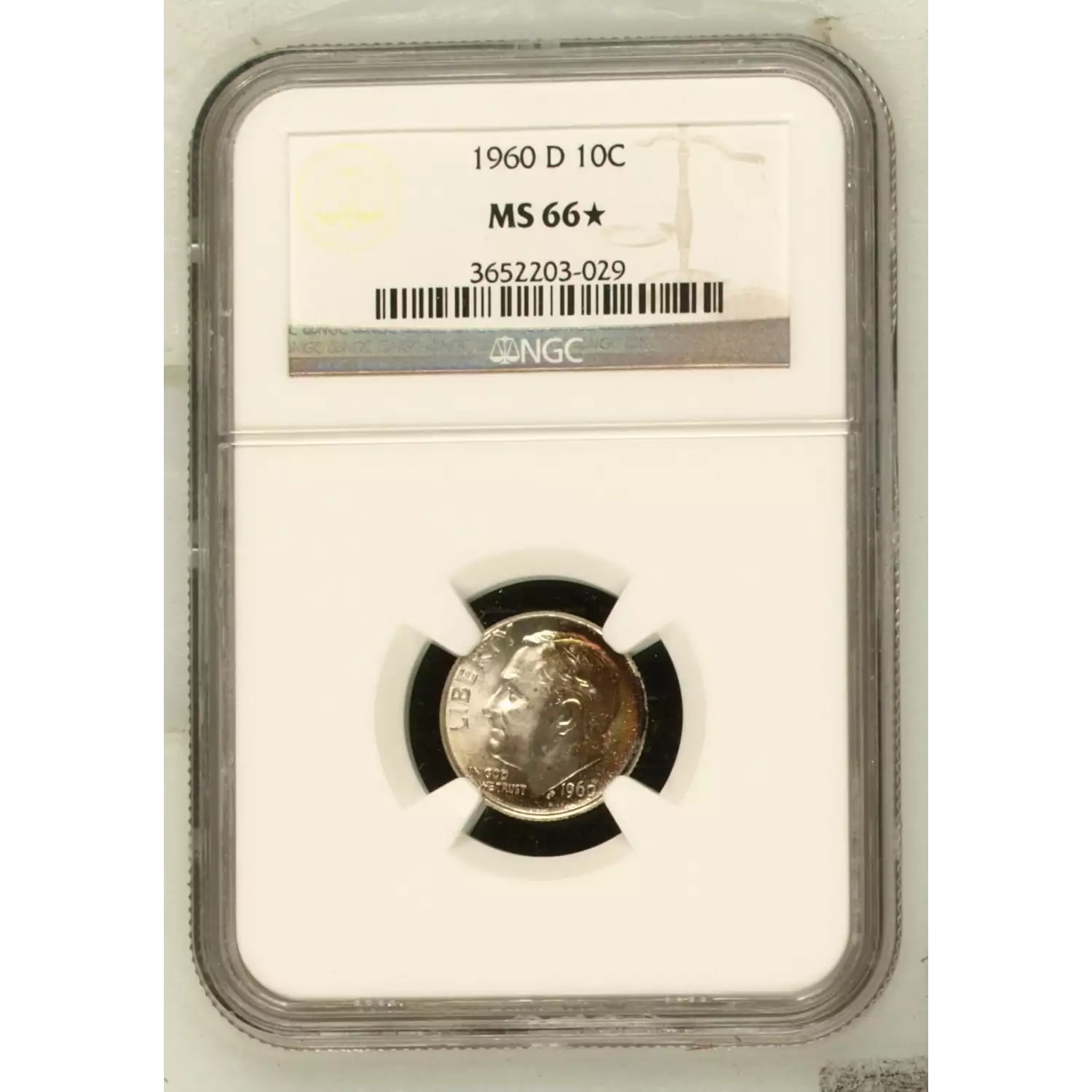 1960-D Dimes Roosevelt NGC MS-66* - Lost Dutchman Rare Coins