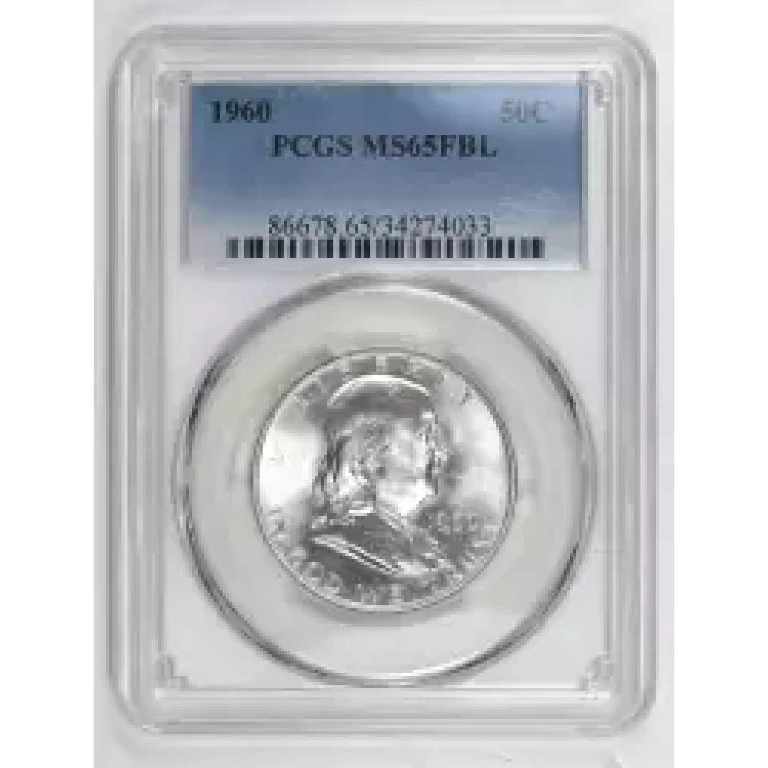 1960 Half Dollars Franklin PCGS MS-65 FBL - Lost Dutchman Rare Coins