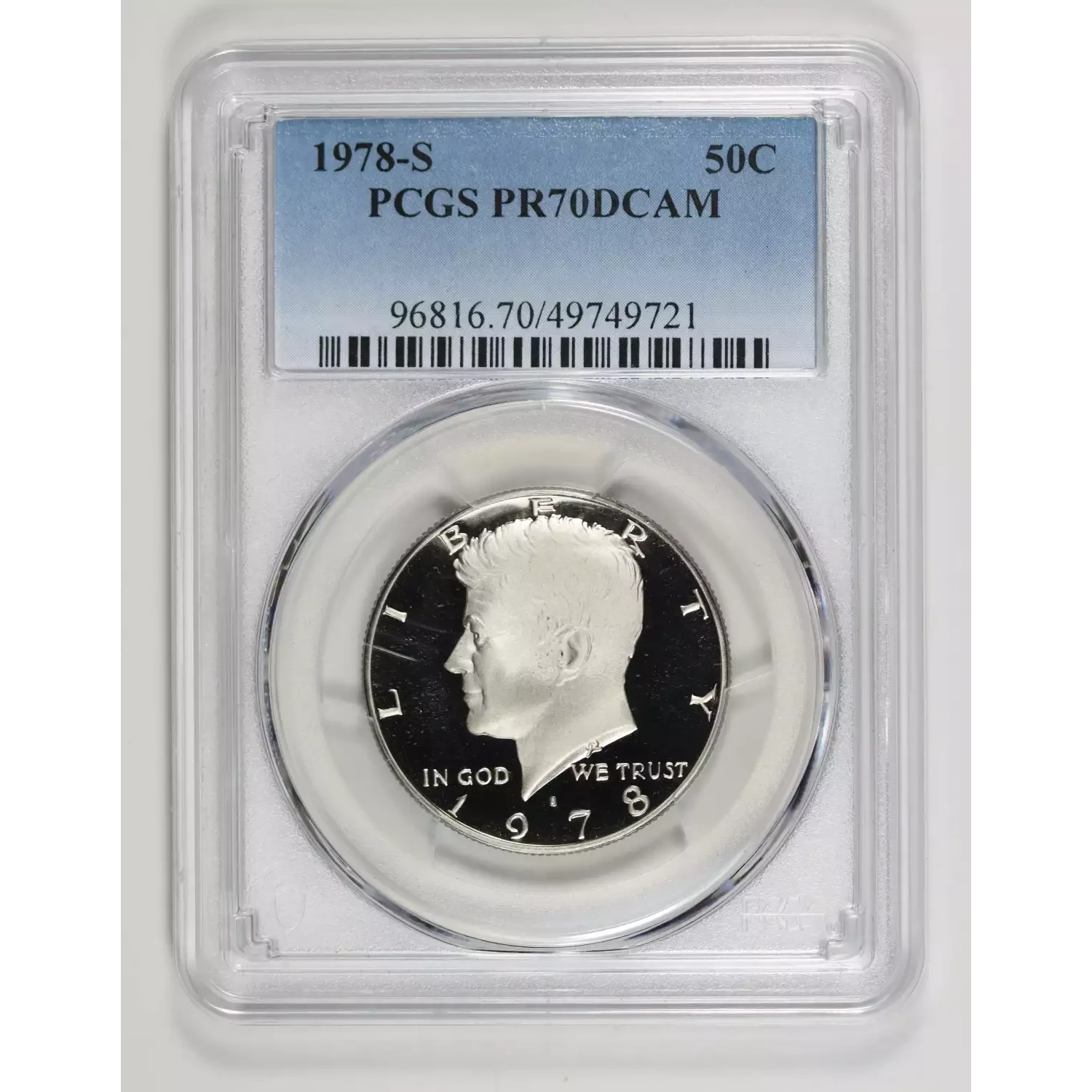1978-S Half Dollars Kennedy PCGS PR-70 DCAM - Lost Dutchman Rare Coins