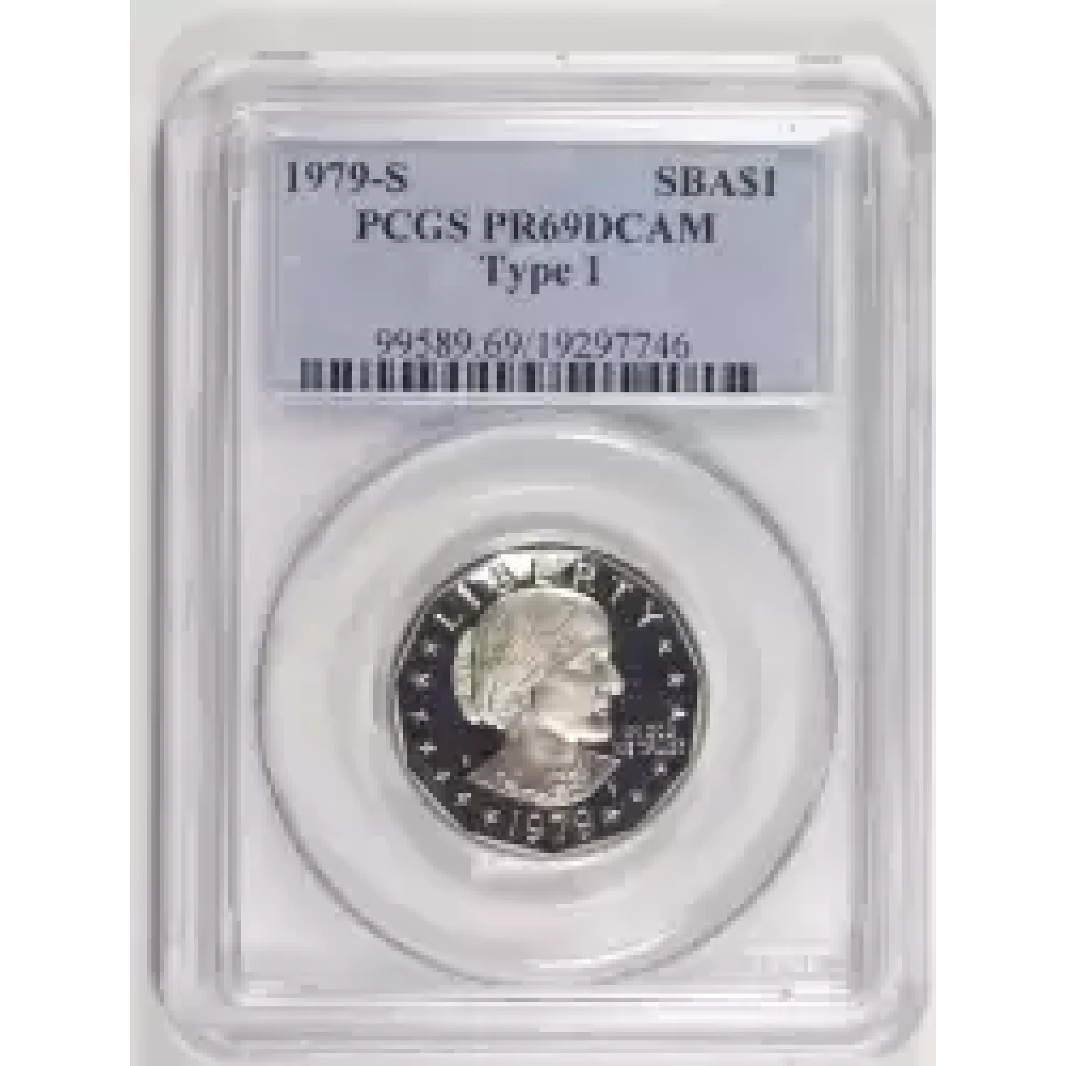 1979-S Dollar Susan B. Anthony PCGS PR-69 DCAM Type 1 - Lost Dutchman ...