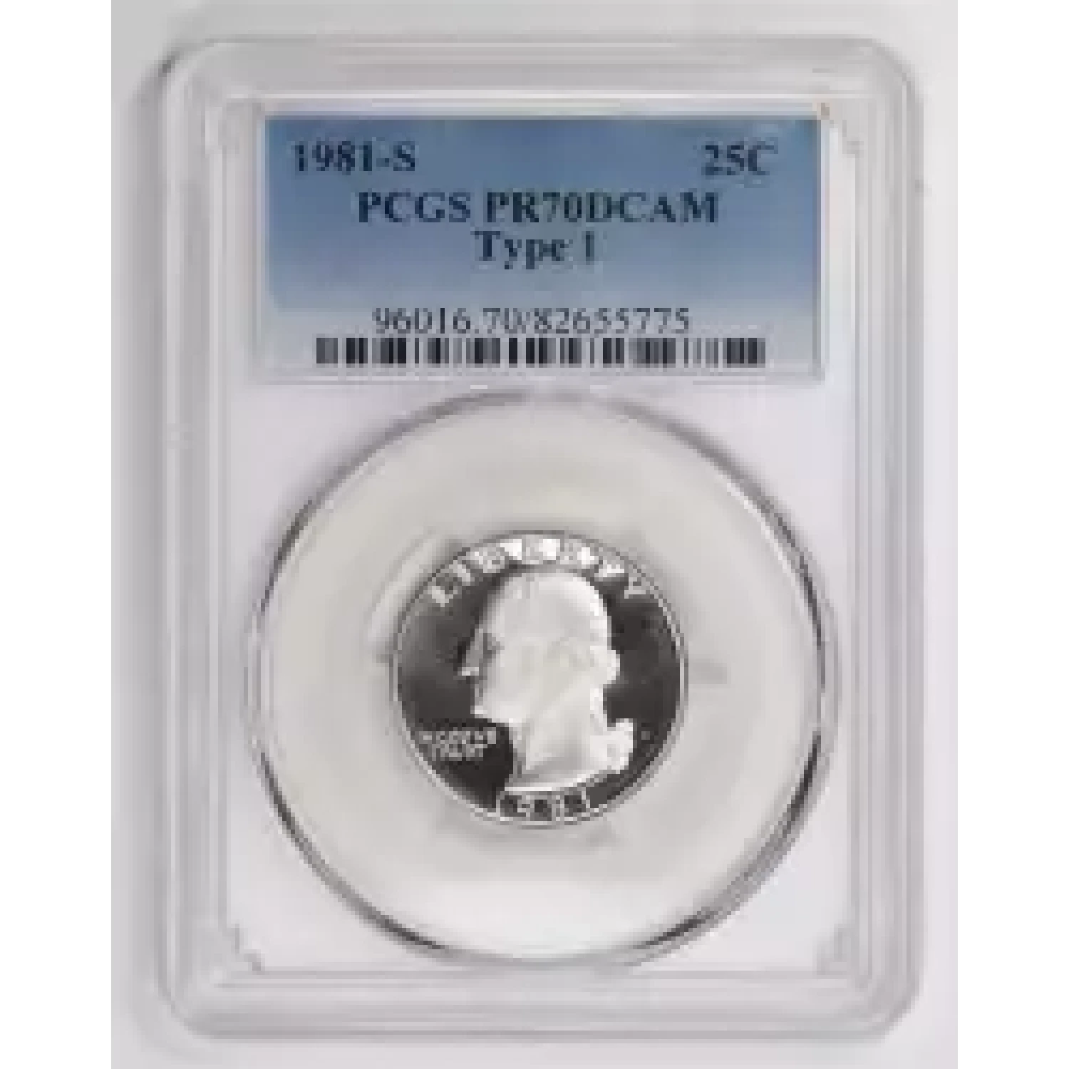 1981-S Quarter Dollars Clad Coinage PCGS PR-70 DCAM Type 1 - Lost ...