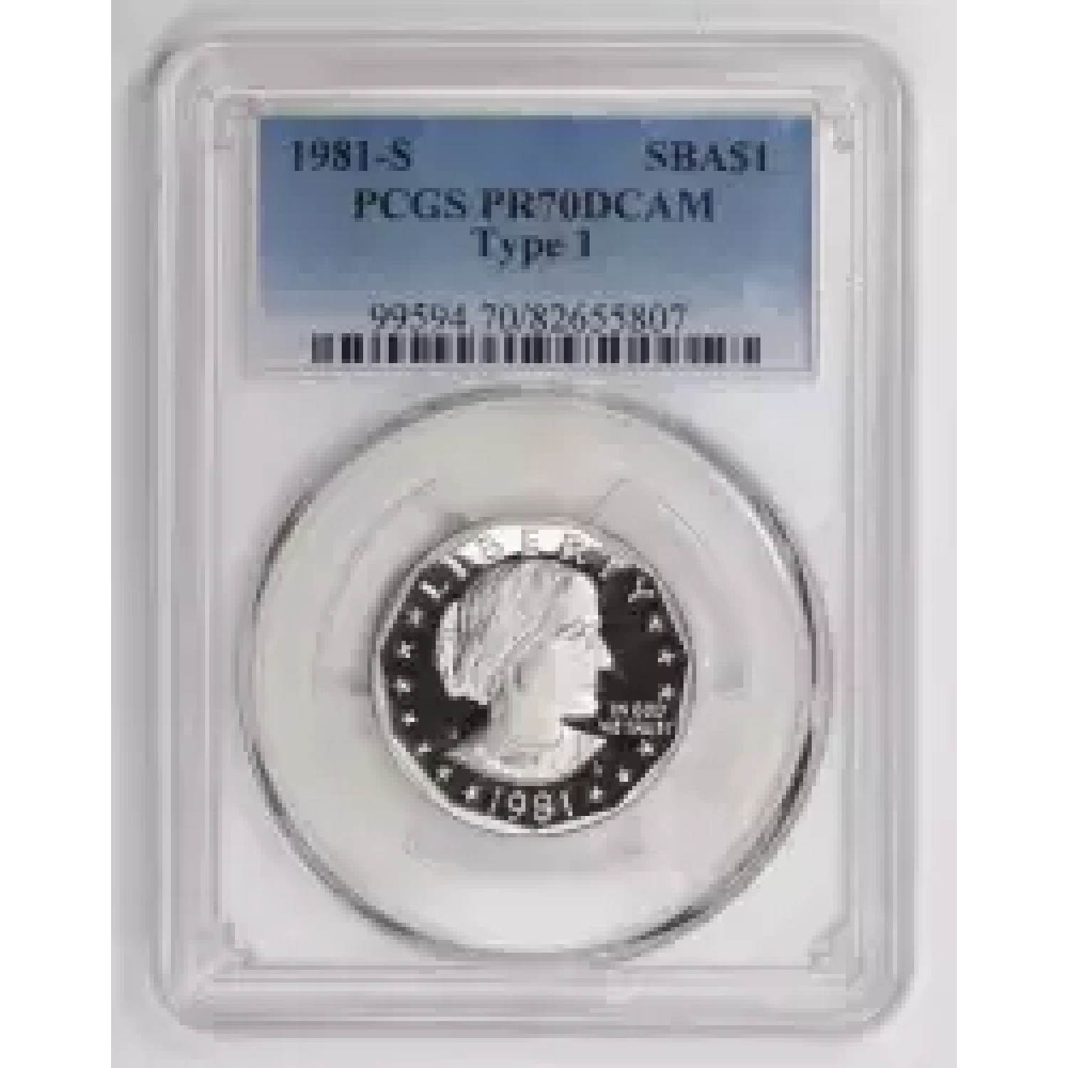1981-S Dollar Susan B. Anthony PCGS PR-70 DCAM Type 1 - Lost Dutchman ...