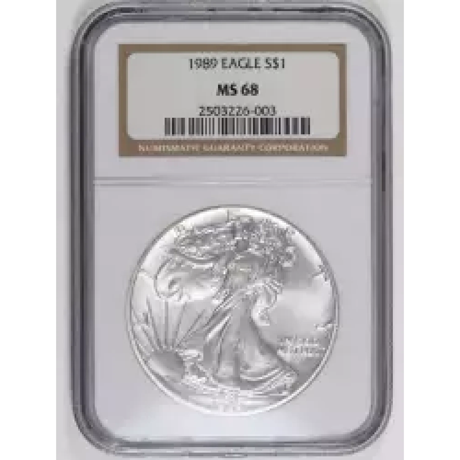 1989 Bullion Silver Eagles NGC MS-68 - Lost Dutchman Rare Coins